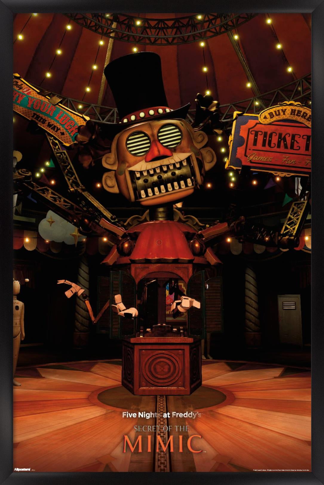 Five Nights At Freddy's: Secret of the Mimic (2025) - Big Top Wall Poster, 22.375" x 34" Framed ...