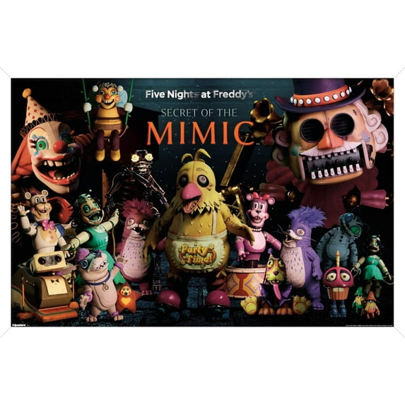 Five Nights At Freddy's: Secret of the Mimic (2025) - Group Wall Poster, 22.375" x 34" Framed ...