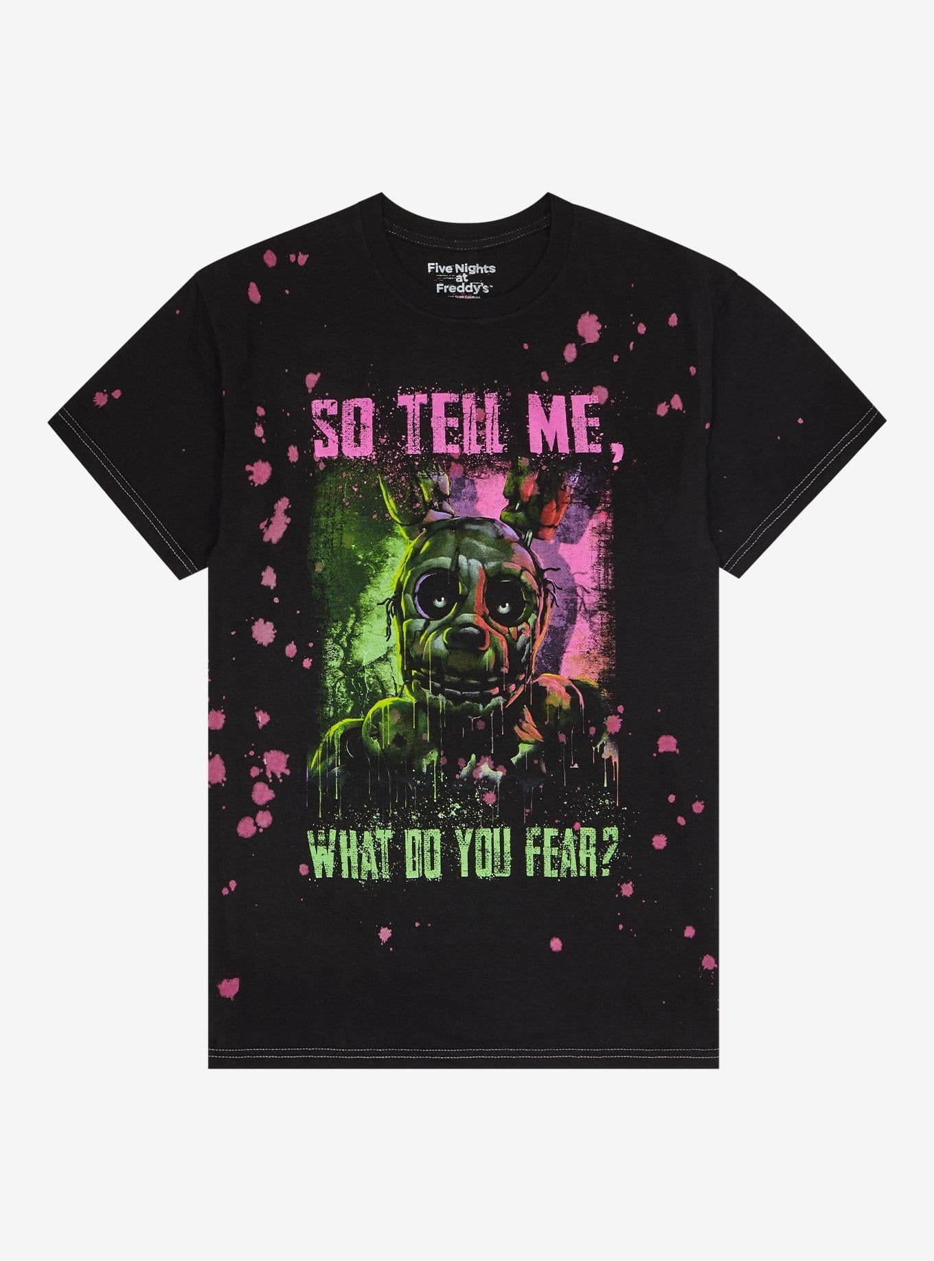 Five Nights At Freddy's Springtrap Splatter T-Shirt - Walmart.com