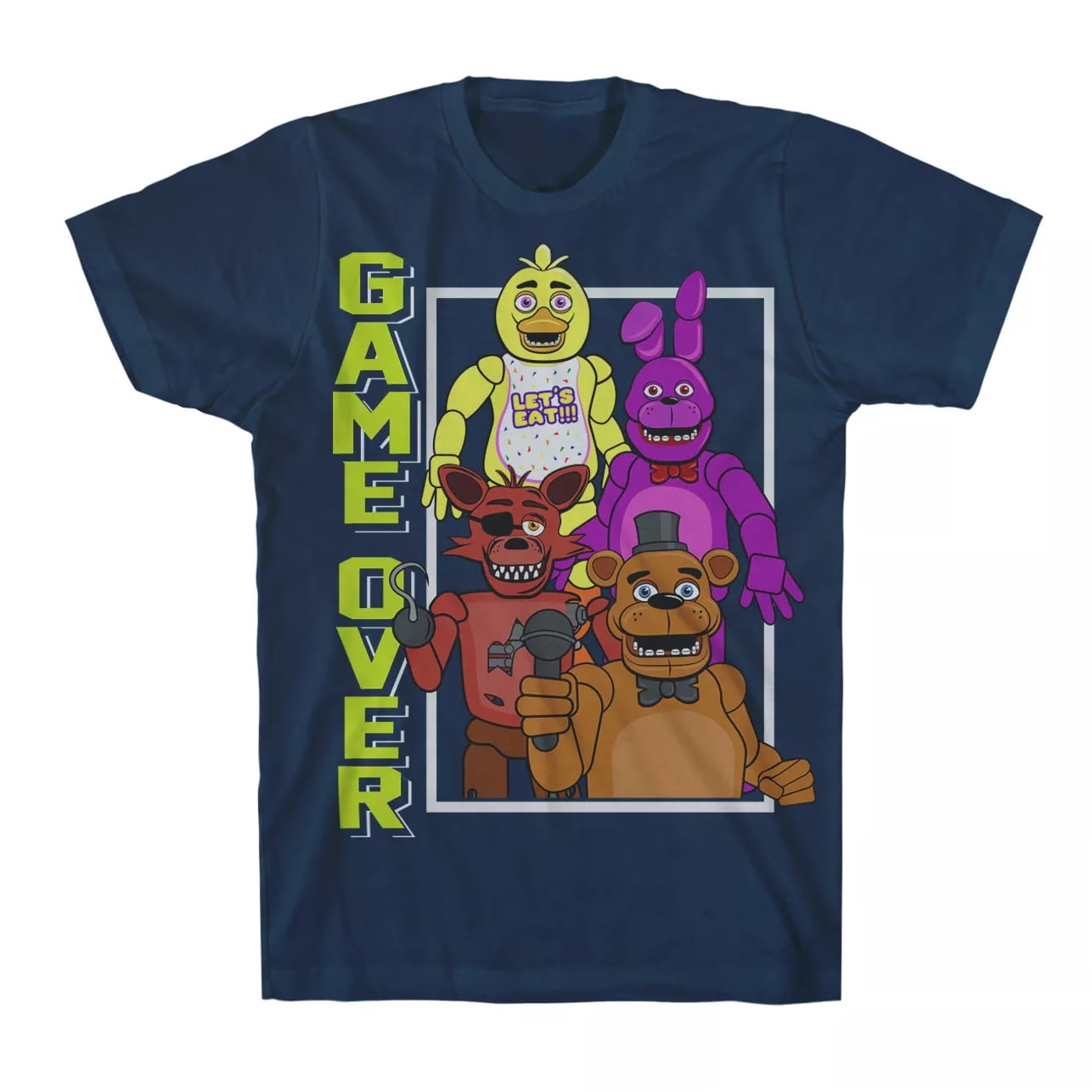 Five Nights At Freddy's T-Shirt Boy's Game Over Short Sleeve Graphic ...