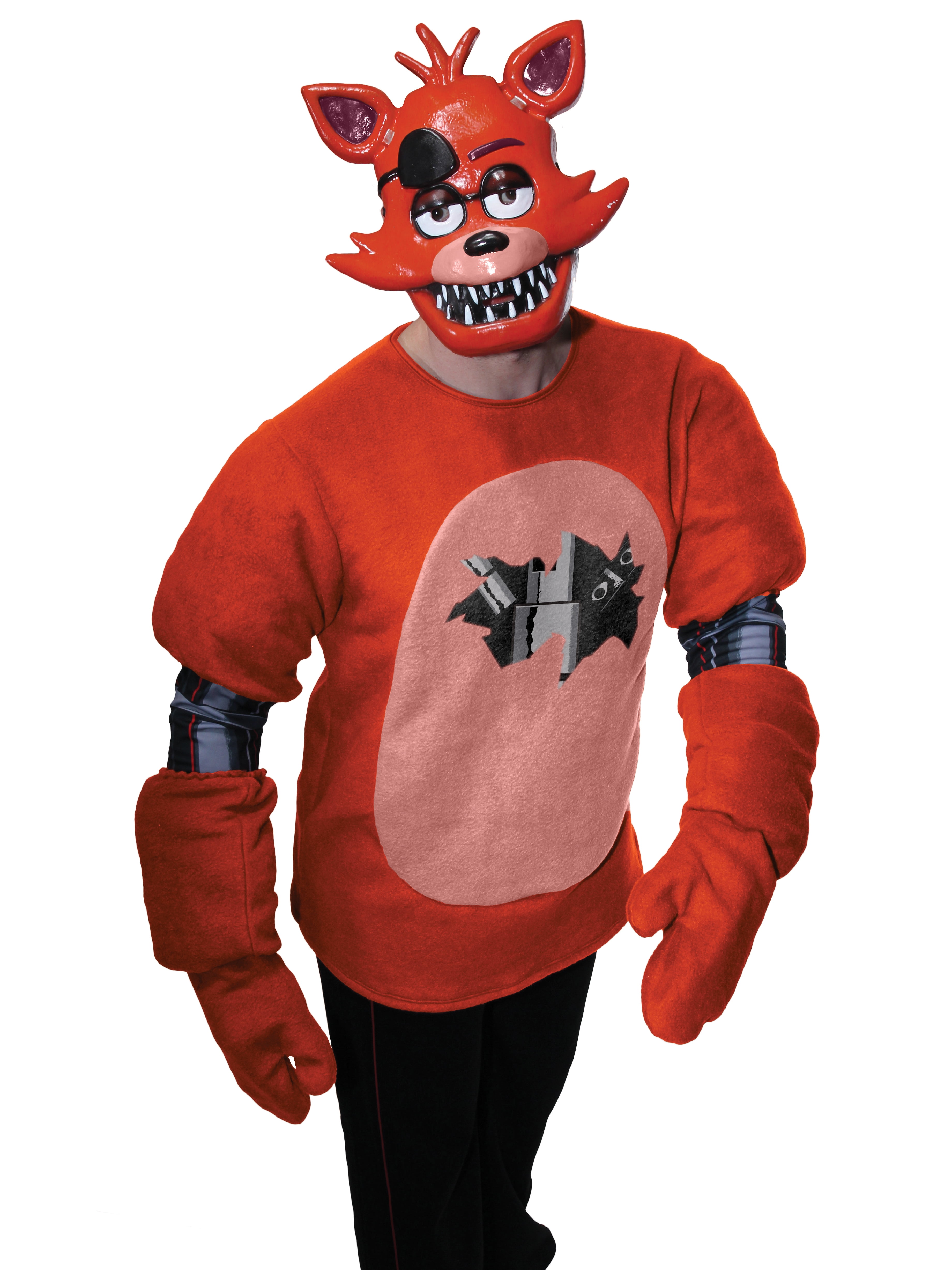 Five Nights At Freddy's FNAF Nightmare Halloween Costume Adult Foxy 1/2 ...