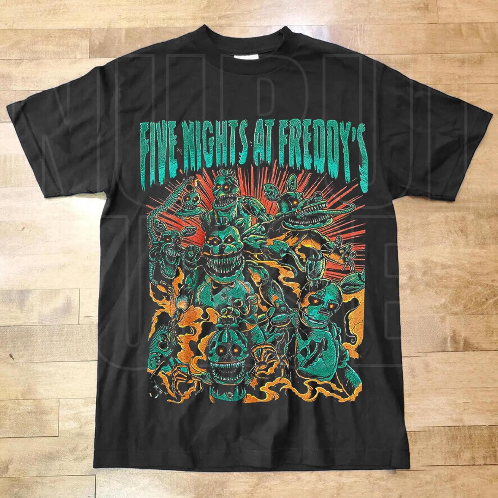 Five Nights At Freddys Vintage Thirt, FNAF - Walmart.com