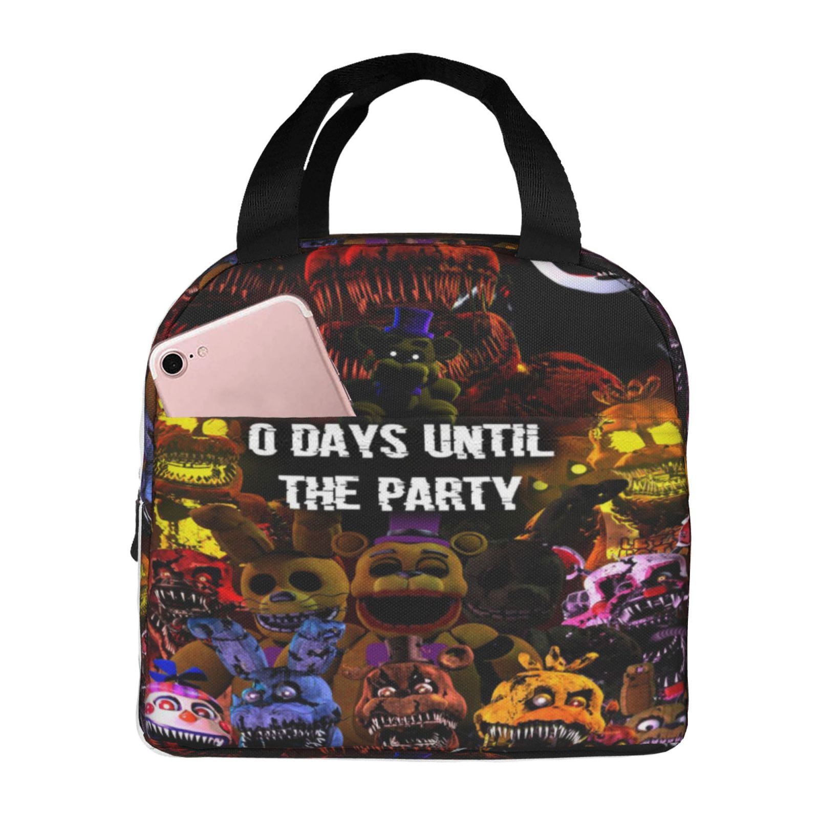 Five Nights At Fre-dd Lunch Bag Cartoon Insulated Portable Lunch Box ...