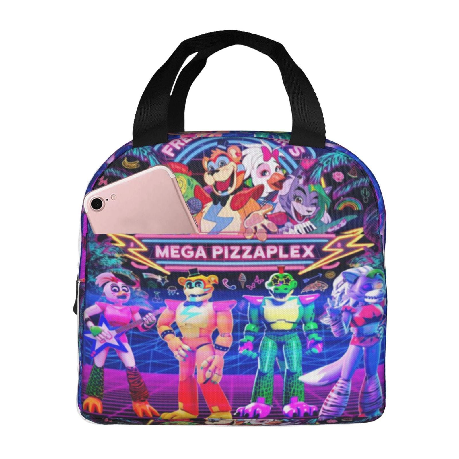 Five Nights At Fre-dd Lunch Bag Cartoon Insulated Portable Lunch Box ...