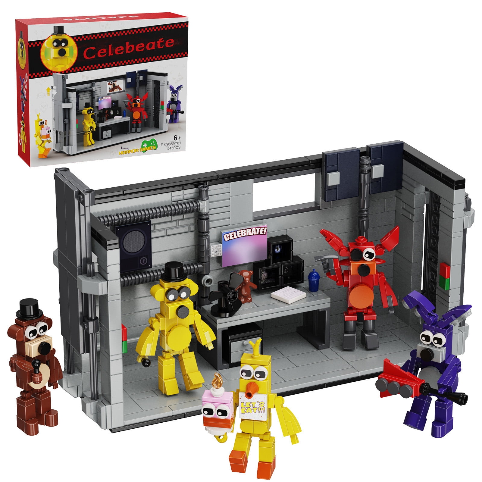 Five Nights At Freddy'S Building Blocks, Five Nights At Freddy'S Toy ...
