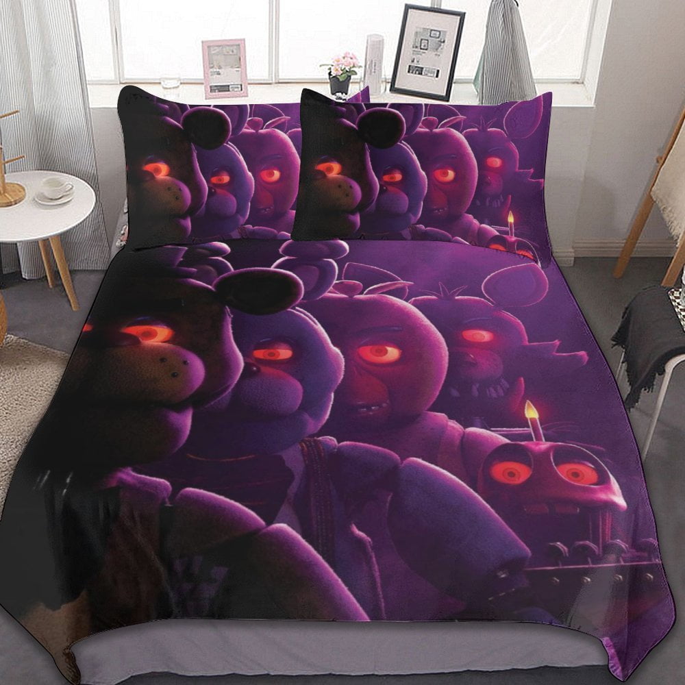 Five Nights at Freddy's 3-Piece Bedding Set Warm And Comfortable Soft ...