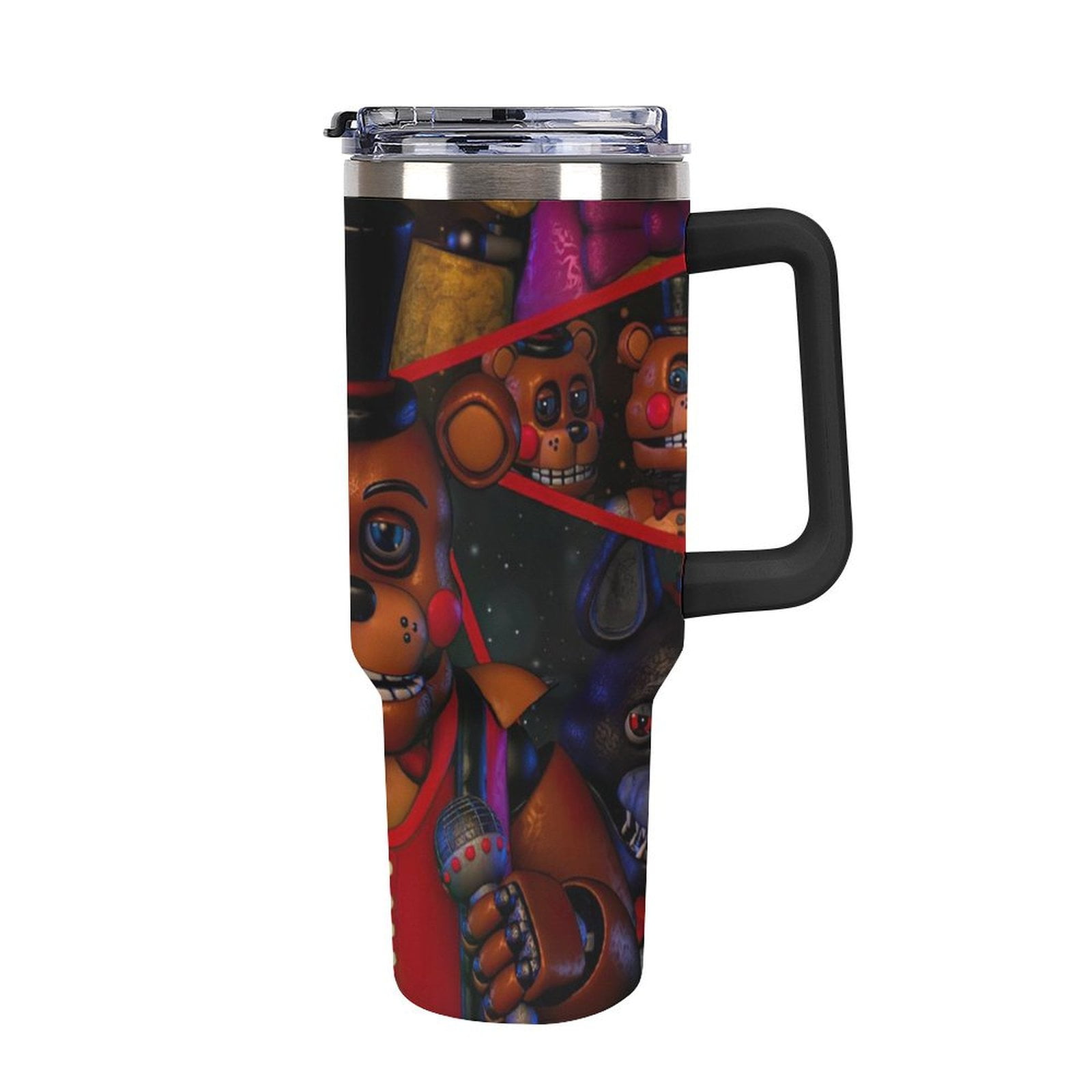 Five Nights at Freddy's 40oz Tumbler with Handle And Straw, Large Big ...