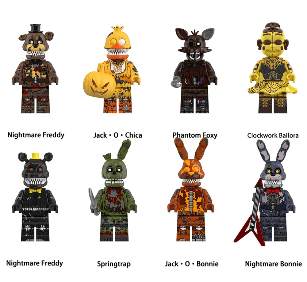 Five Nights at Freddy's Action Figures, 8Pcs/Sets Five Nights at Freddy ...