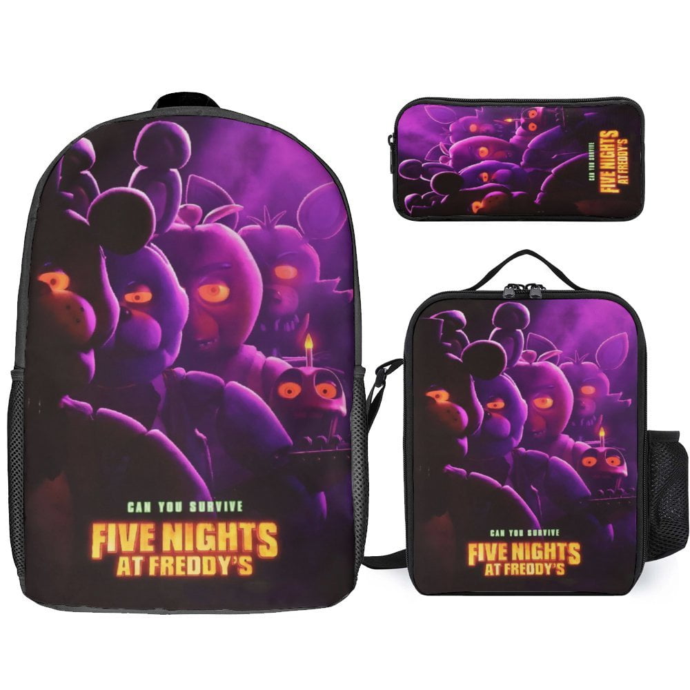 Five Nights At Fredd Backpack Set Cartoon Backpacks with Pencil Case ...
