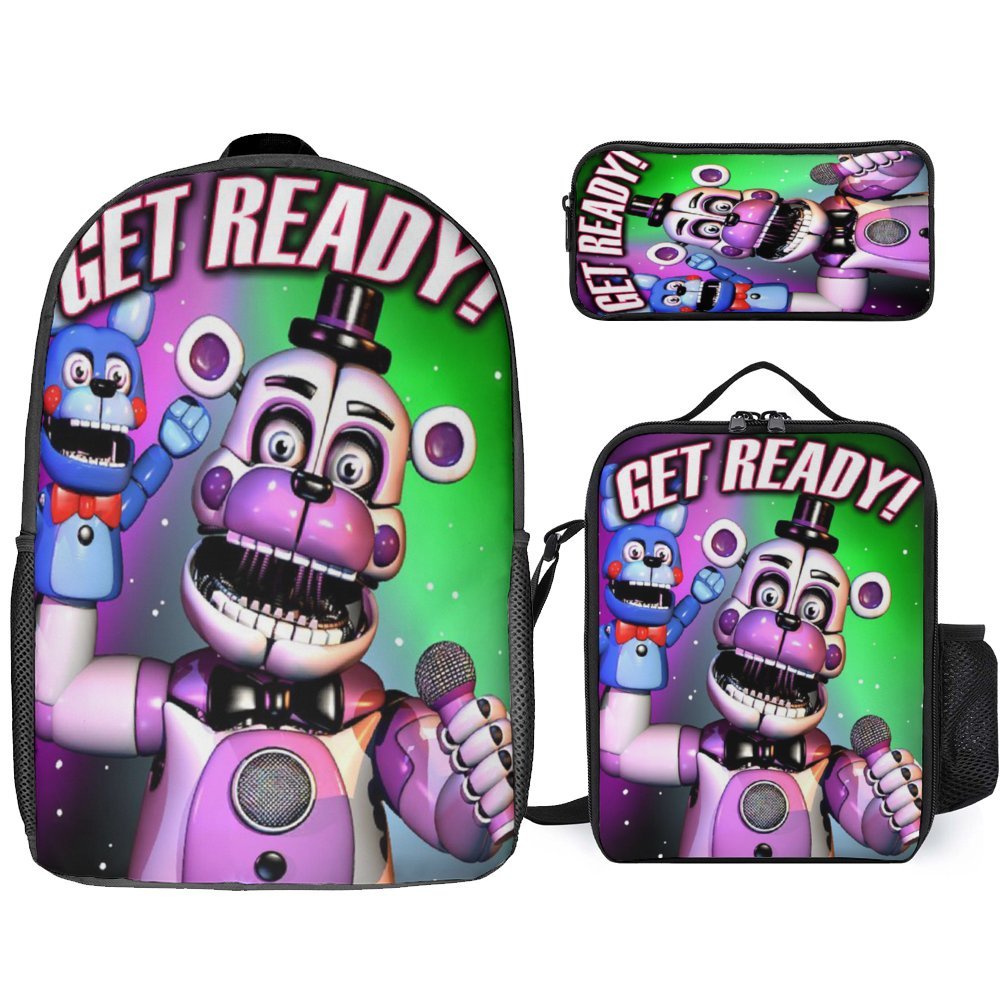 Five Nights At Fredd Backpack Set Cartoon Backpacks with Pencil Case ...