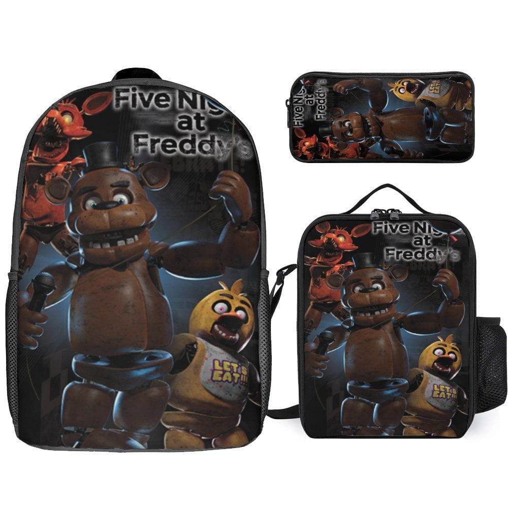 Five Nights At Fredd Backpack Set Cartoon Backpacks with Pencil Case ...