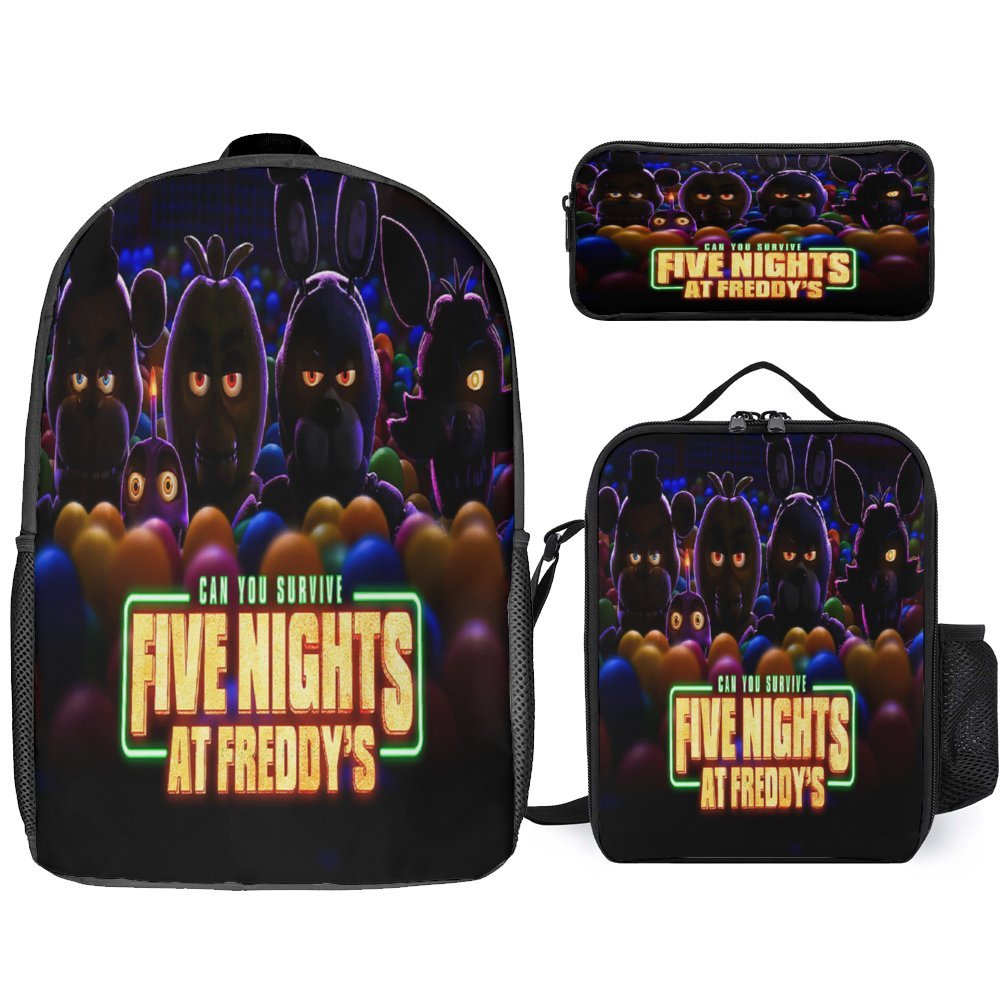 Five Nights At Fredd Backpack Set Cartoon Backpacks with Pencil Case ...
