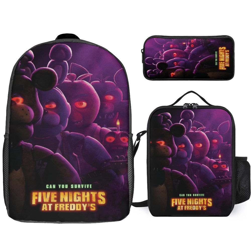 Five Nights At Fredd Backpack Set Cartoon Backpacks with Pencil Case ...
