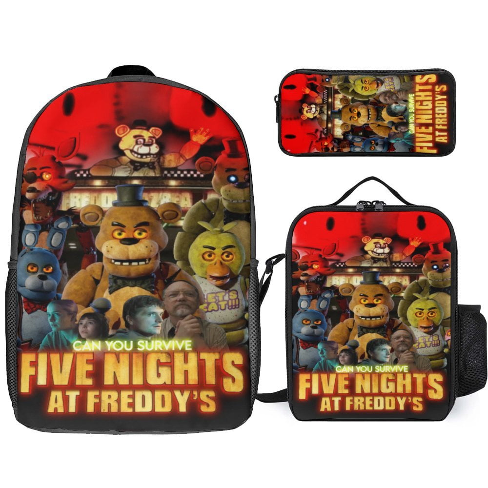 Five Nights At Fredd Backpack Set Cartoon Backpacks with Pencil Case ...
