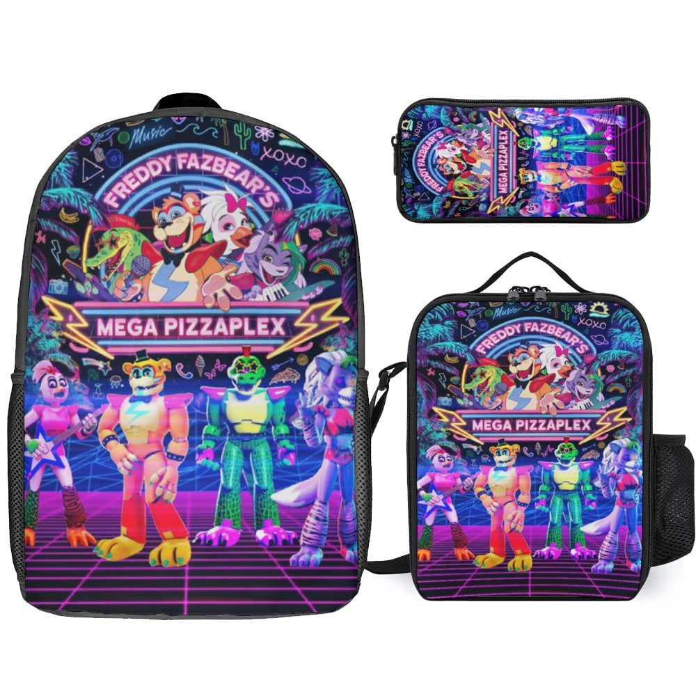 Five Nights At Fredd Backpack Set Cartoon Backpacks with Pencil Case ...