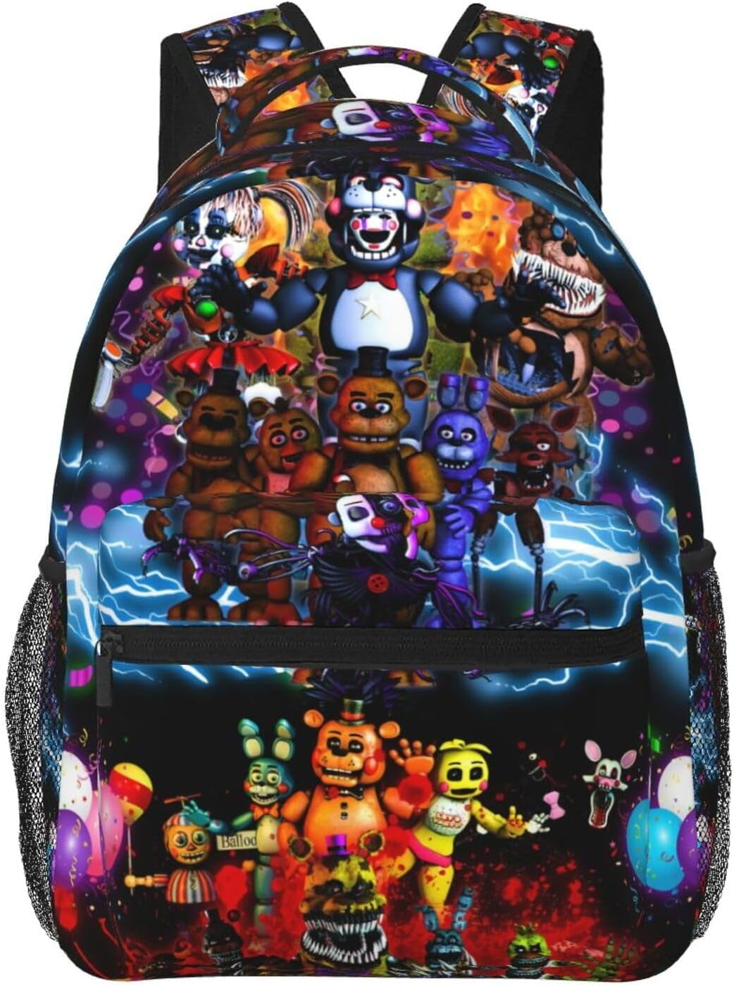 Five Nights at Freddy's Backpack Unisex Adult Backpack School Bag Portable Cartoon Shoulder ...