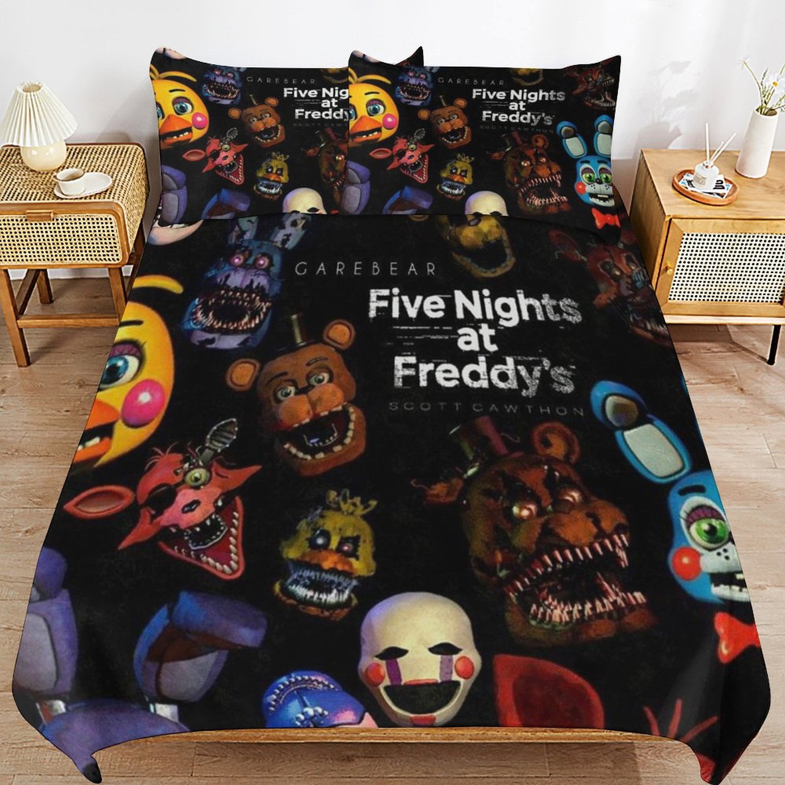 Five Nights at Freddy's FNAF 3 Pieces Bedding Set 3D Printed ...