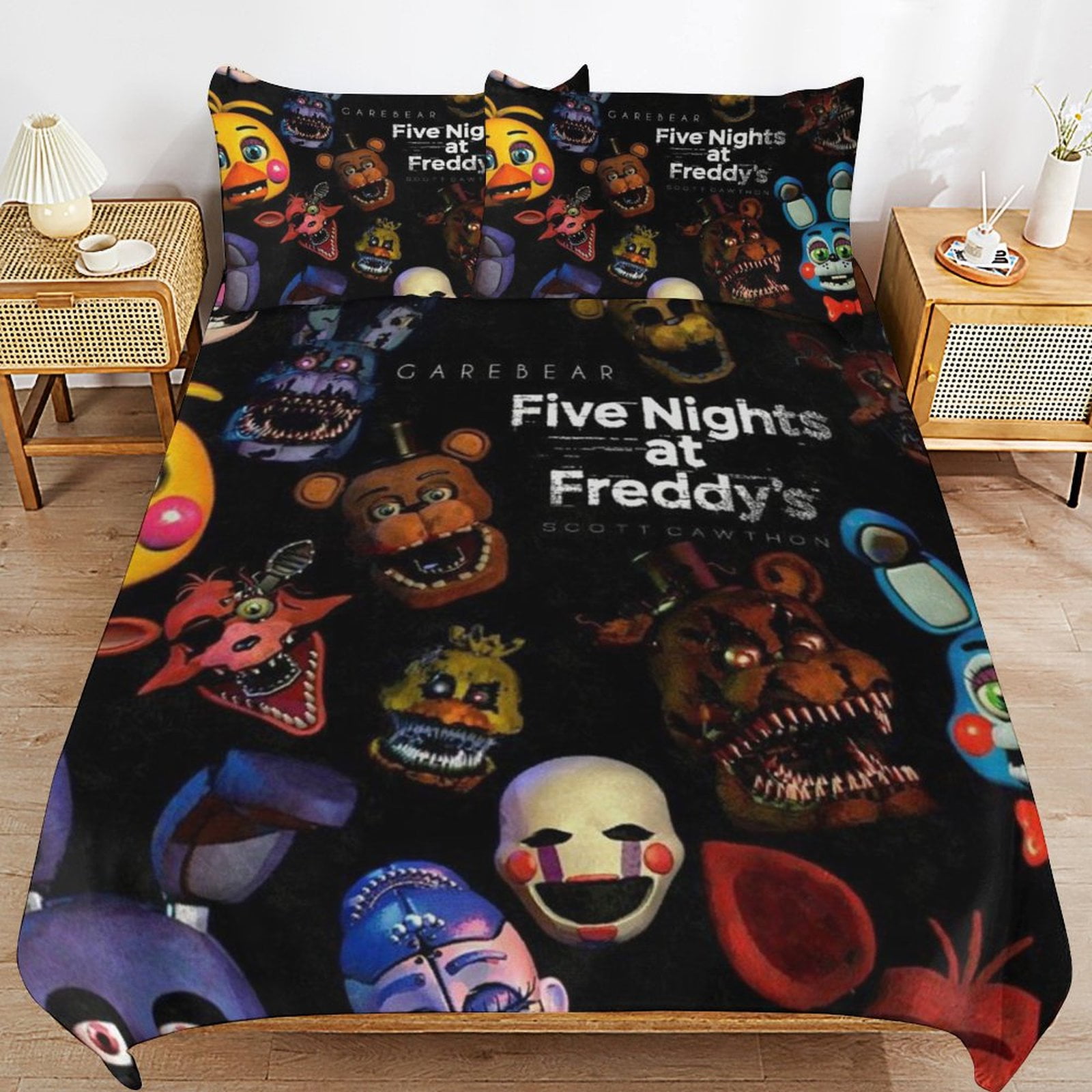Five Nights at Freddy's FNAF 3 Pieces Bedding Set 3D Printed ...