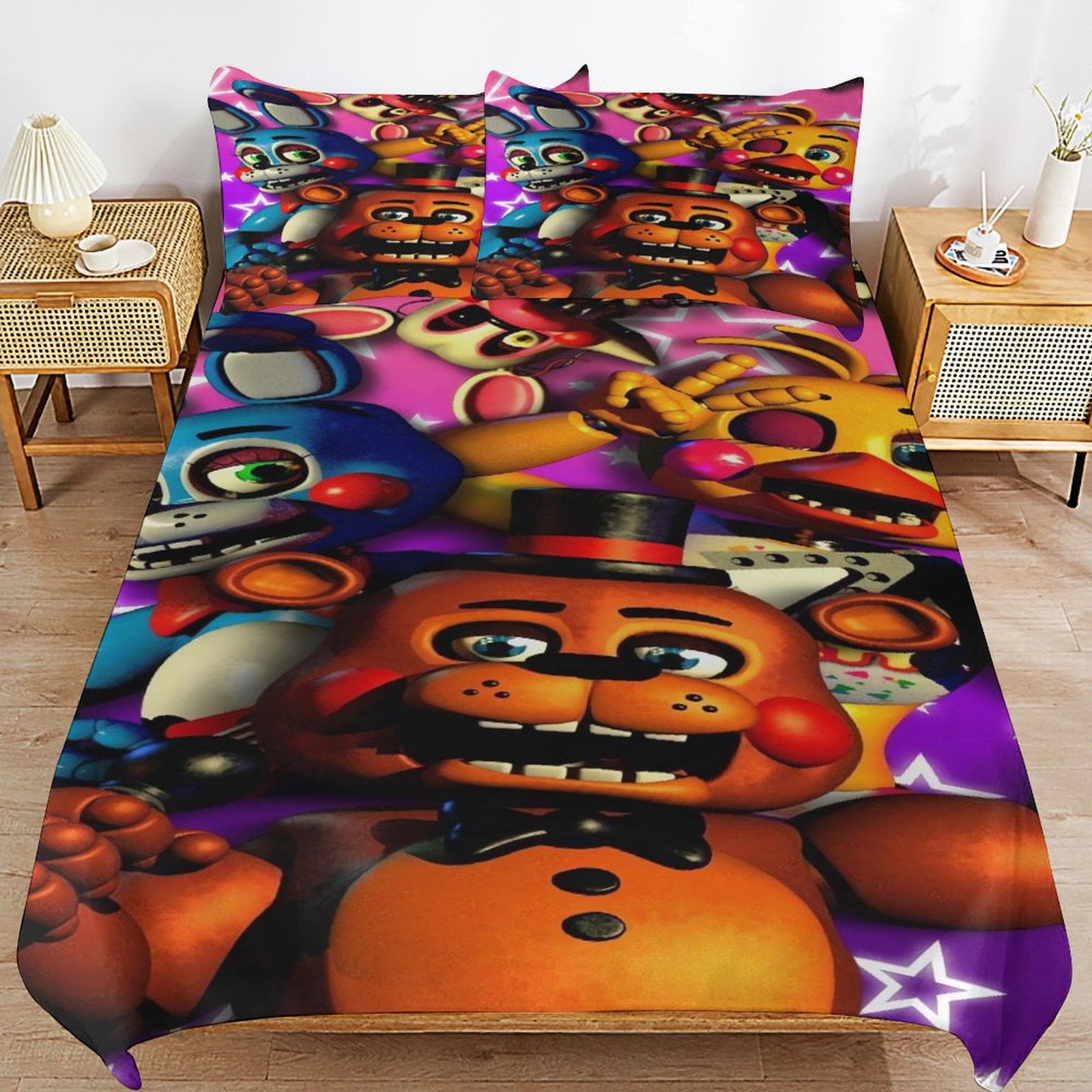 Five Nights at Freddy's FNAF Bed Duvet Cover Microfiber Bedding Sets 3D ...