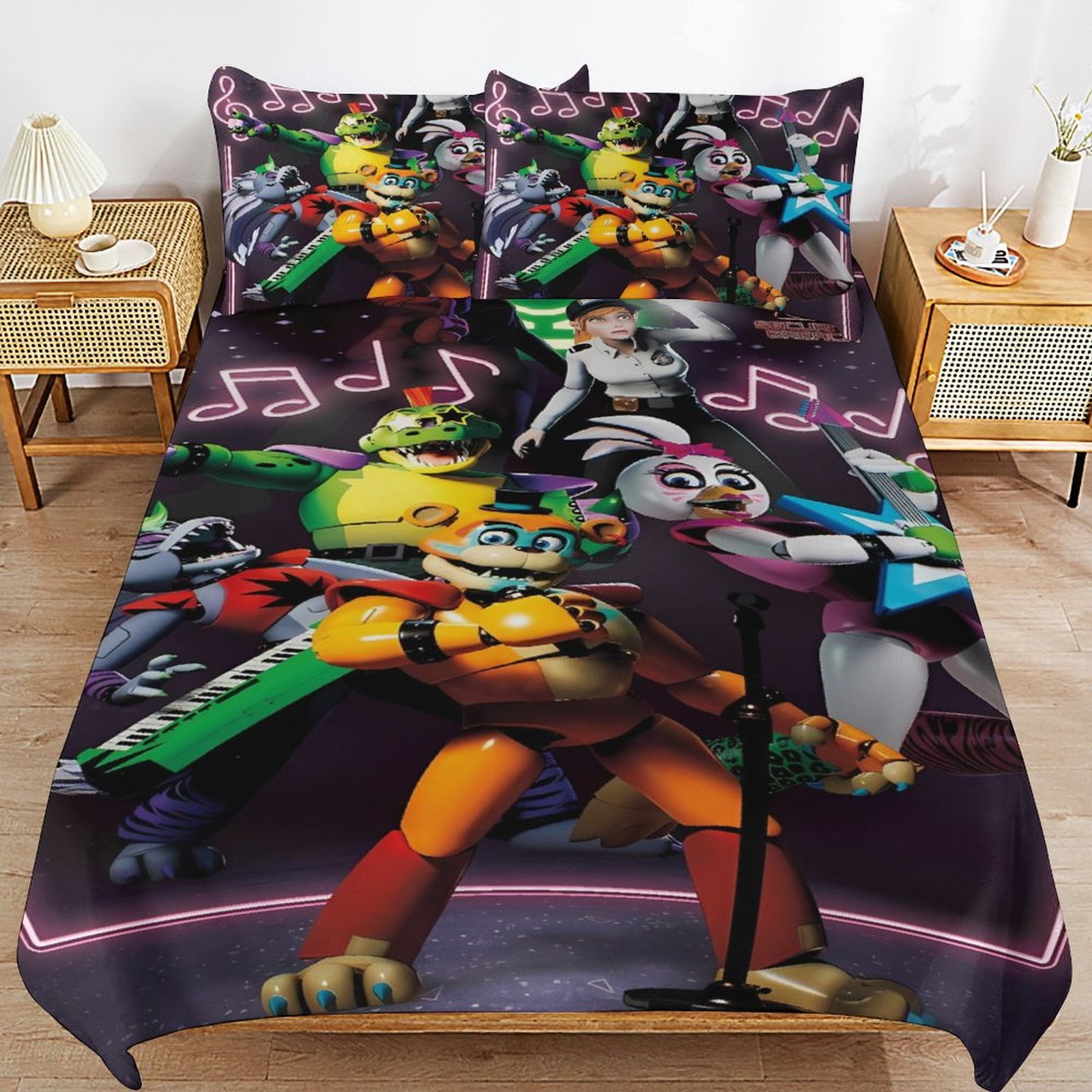 Five Nights at Freddy's FNAF Bed Duvet Cover Microfiber Bedding Sets 3D ...