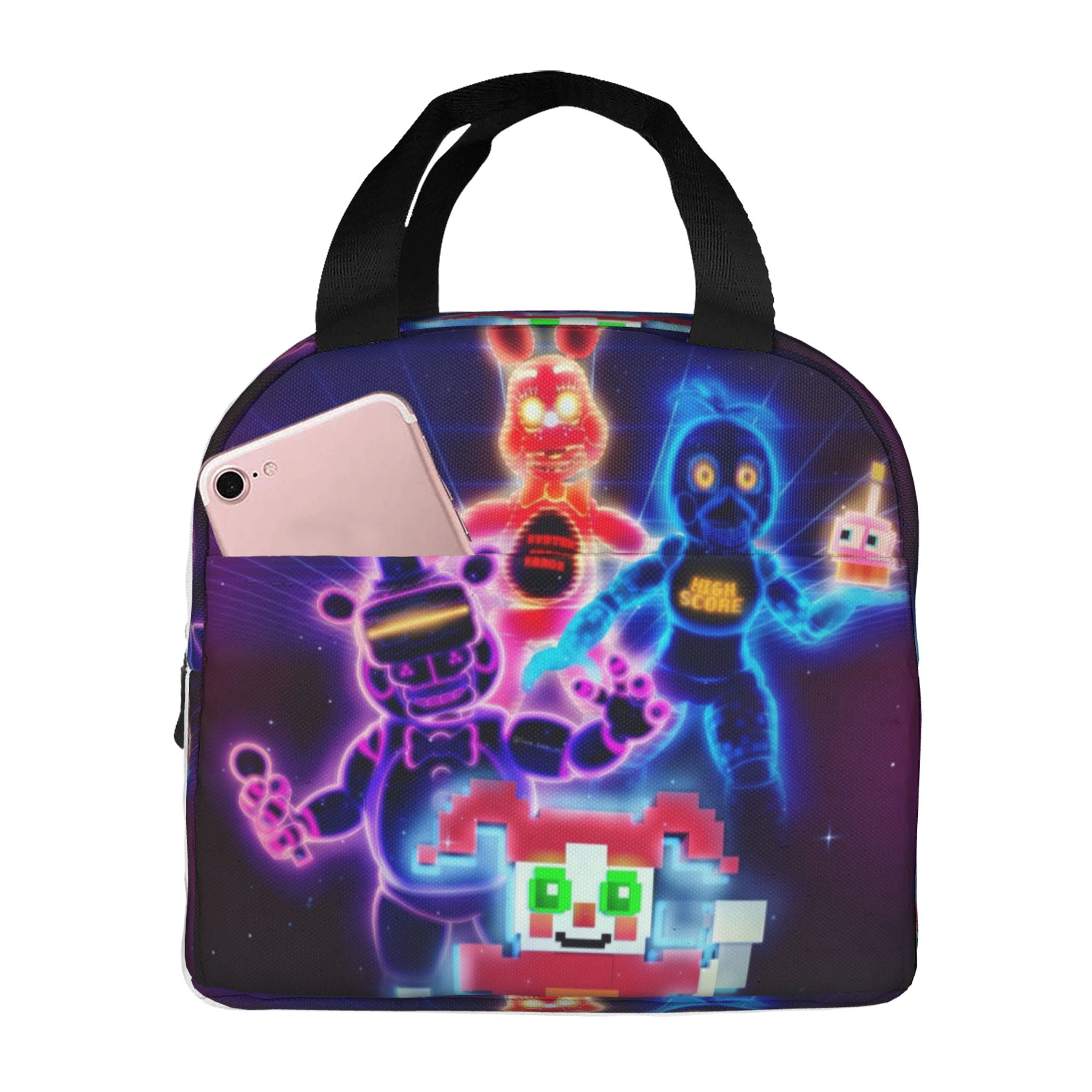 Five Nights At Fredd Insulated Lunch Bag Reusable Lunch Box Cooler Tote ...