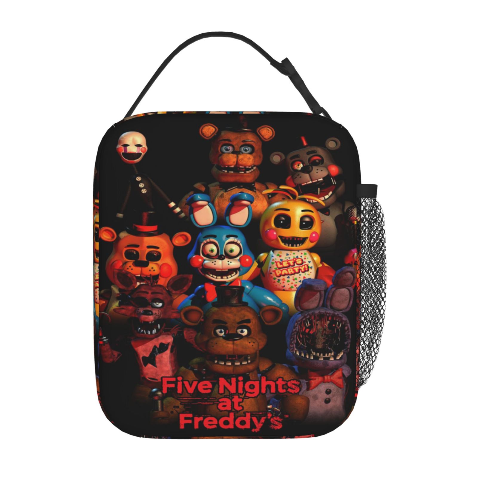 Five Nights At Fredd Lunch Bag Lunch Box Reusable Lightweight Fox Bear ...