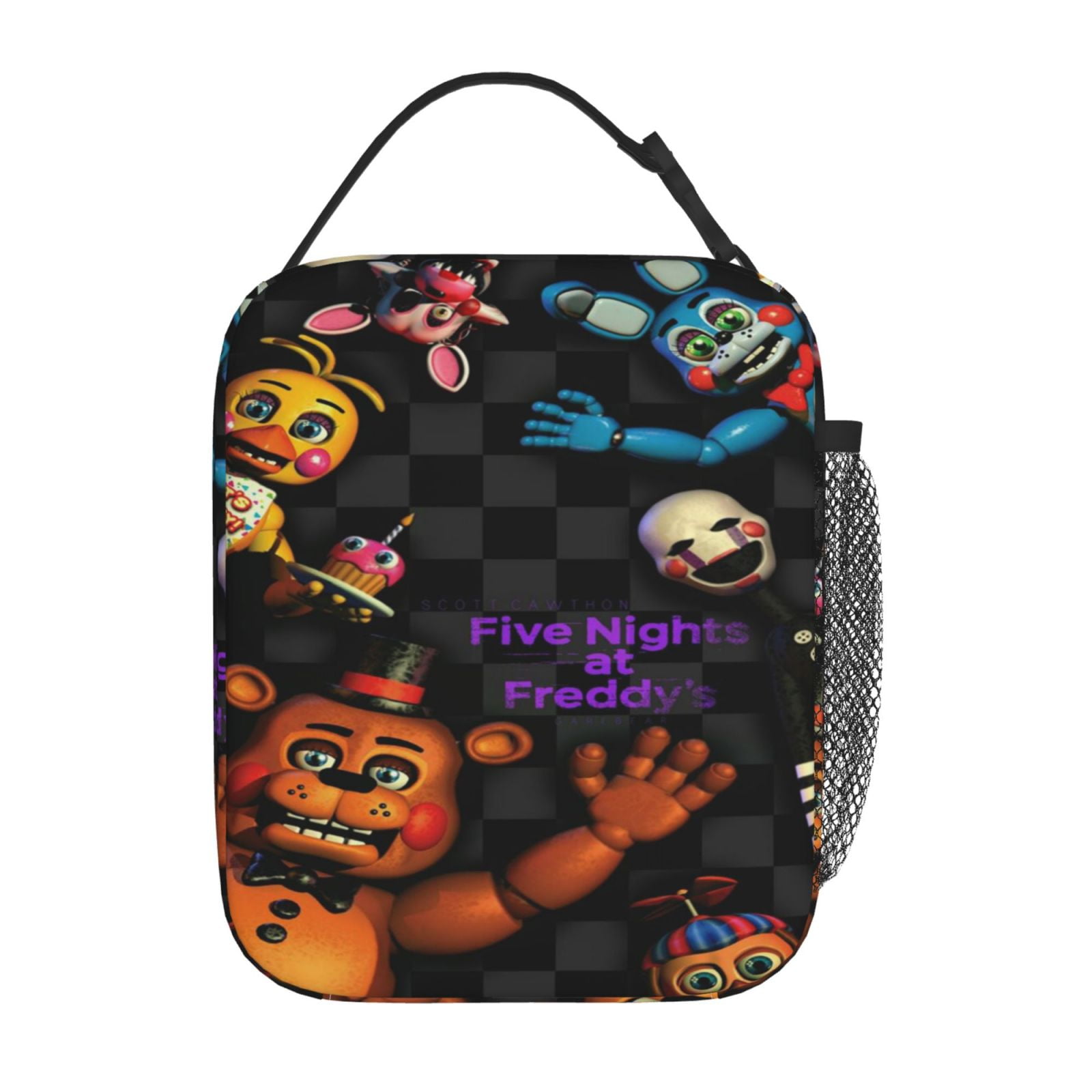 Five Nights At Fredd Lunch Bag Lunch Box Reusable Lightweight Fox Bear ...