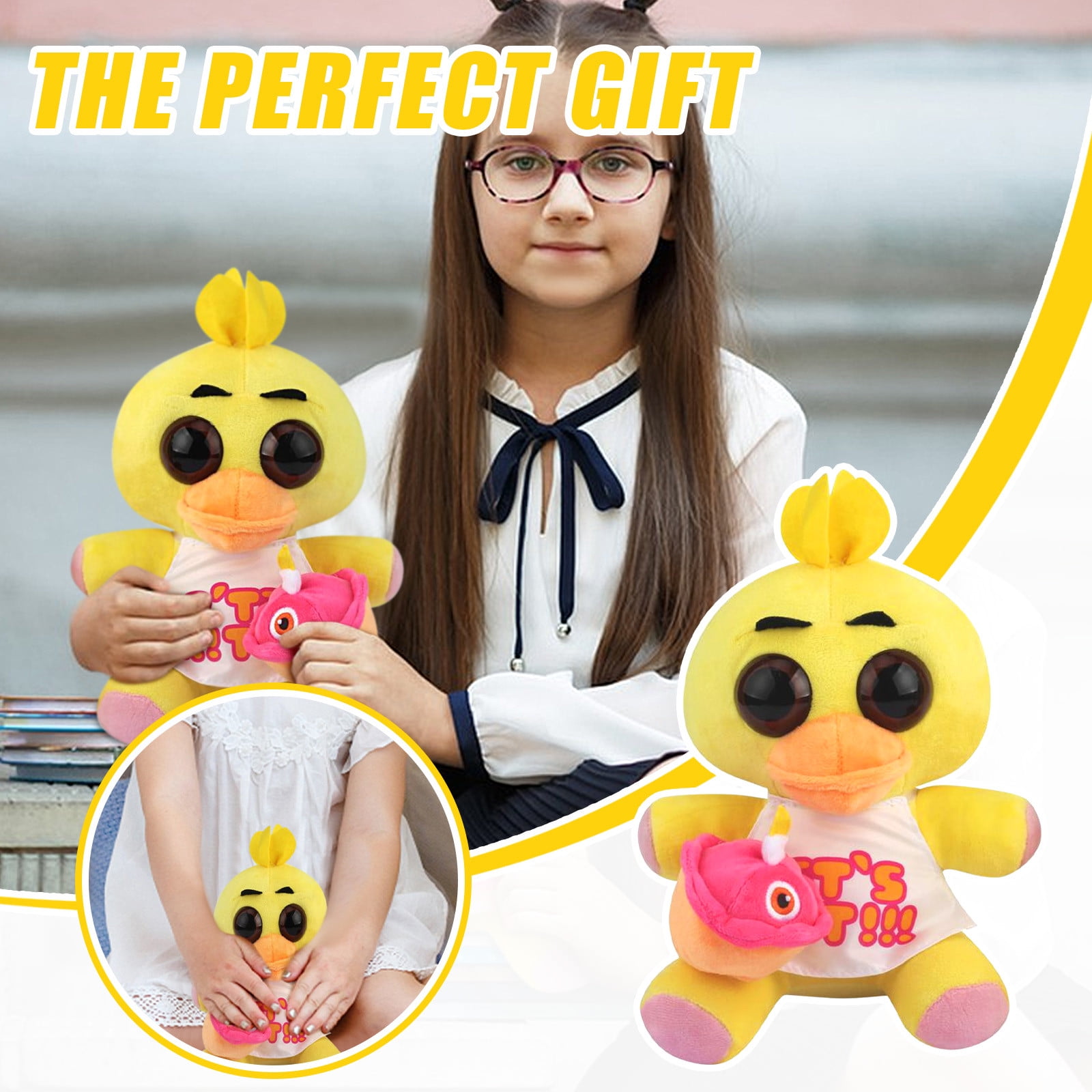 Five Nights At Freddy's Plushies, 10 Inch Adorable Yellow Duck Plush ...