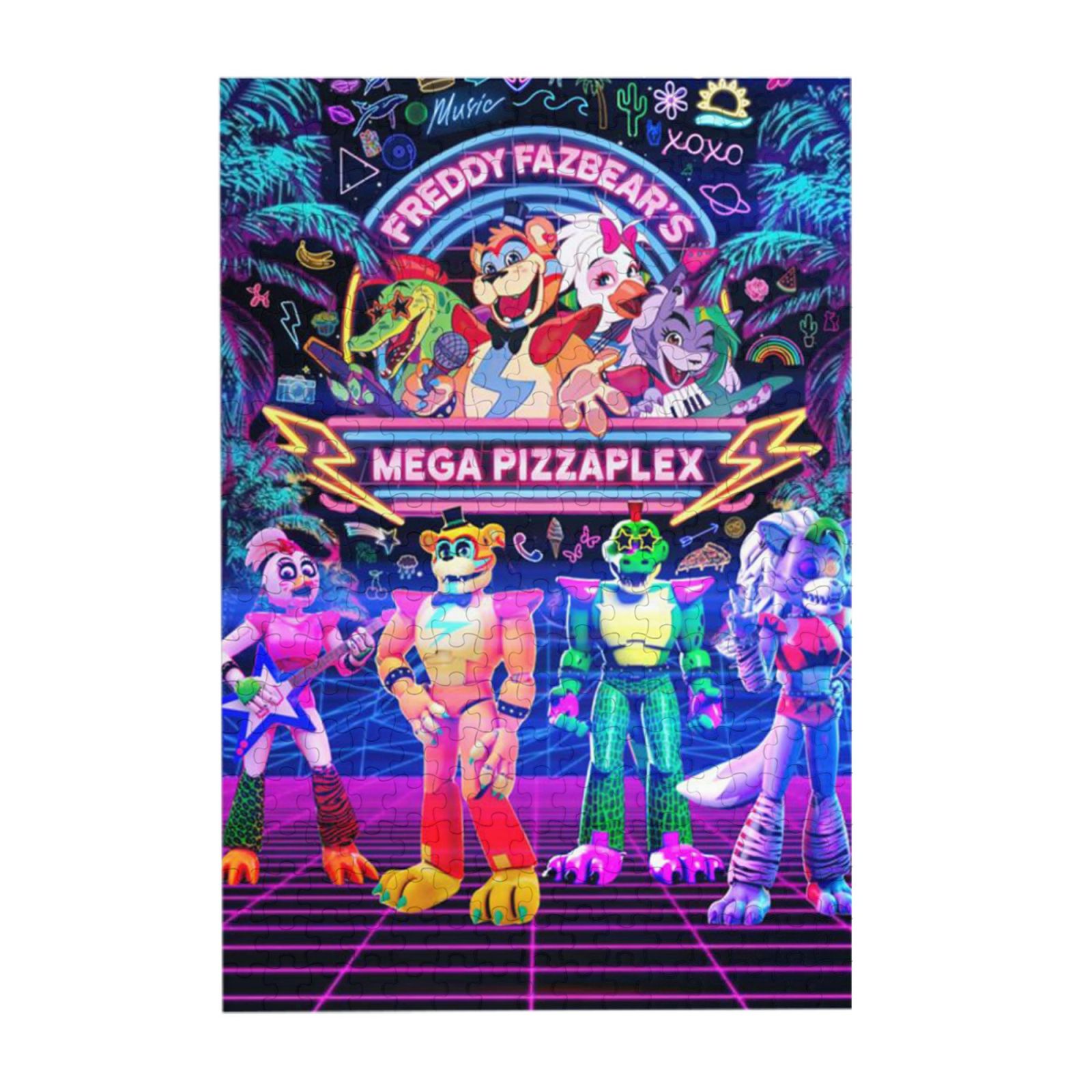 Five Nights At Freddy's Wooden Jigsaw Puzzle - 300 Piece FNAF Game ...