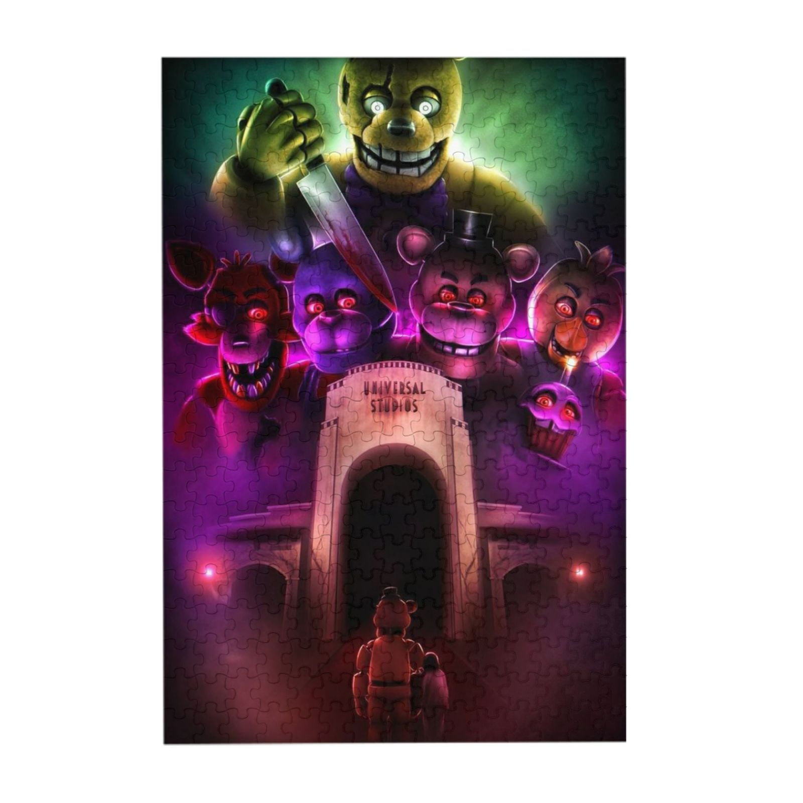Five Nights At Freddy's Wooden Jigsaw Puzzle - 300 Piece FNAF Game ...