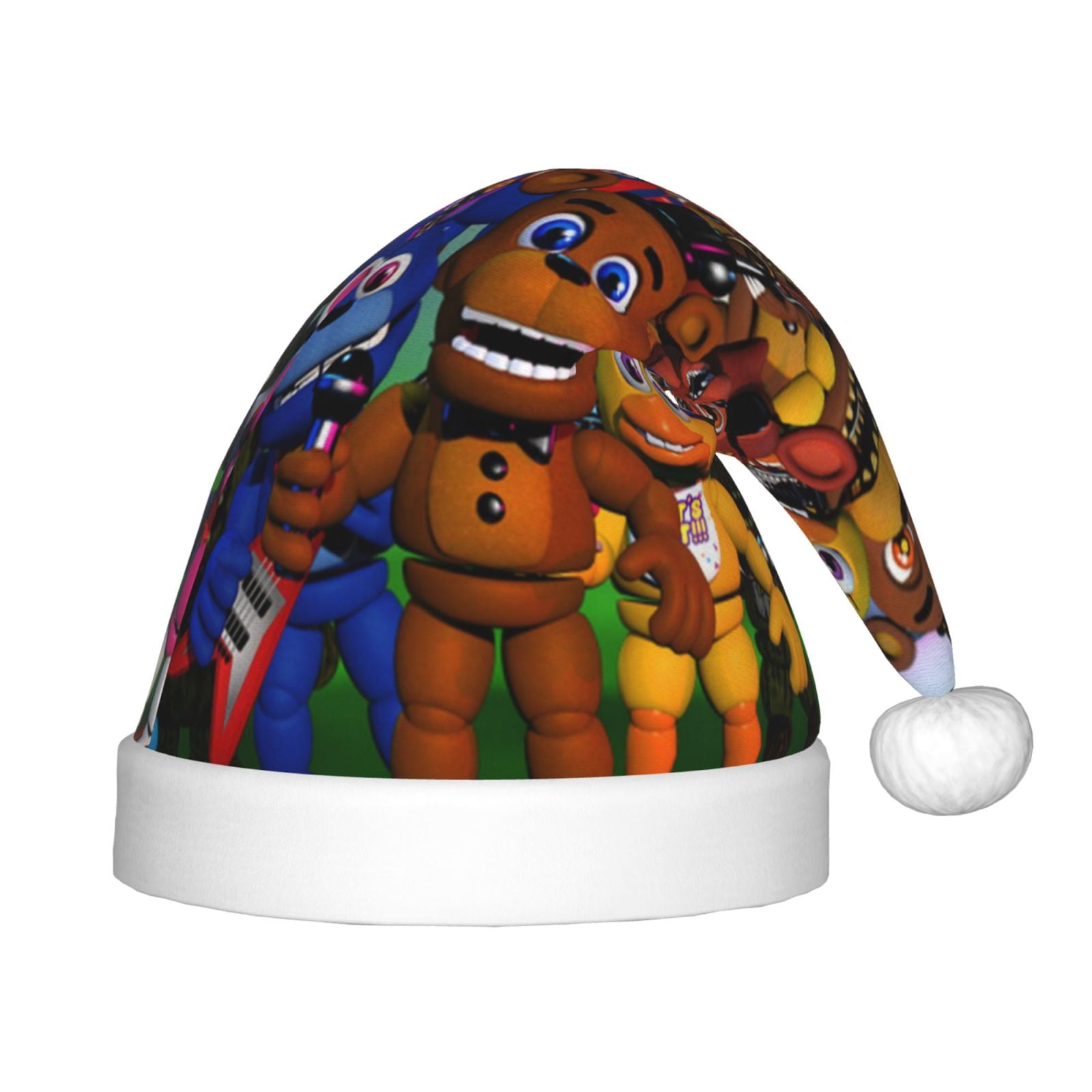 Five Nights at Freddy's World Christmas Hat for Kids Xmas Santa Hat ...