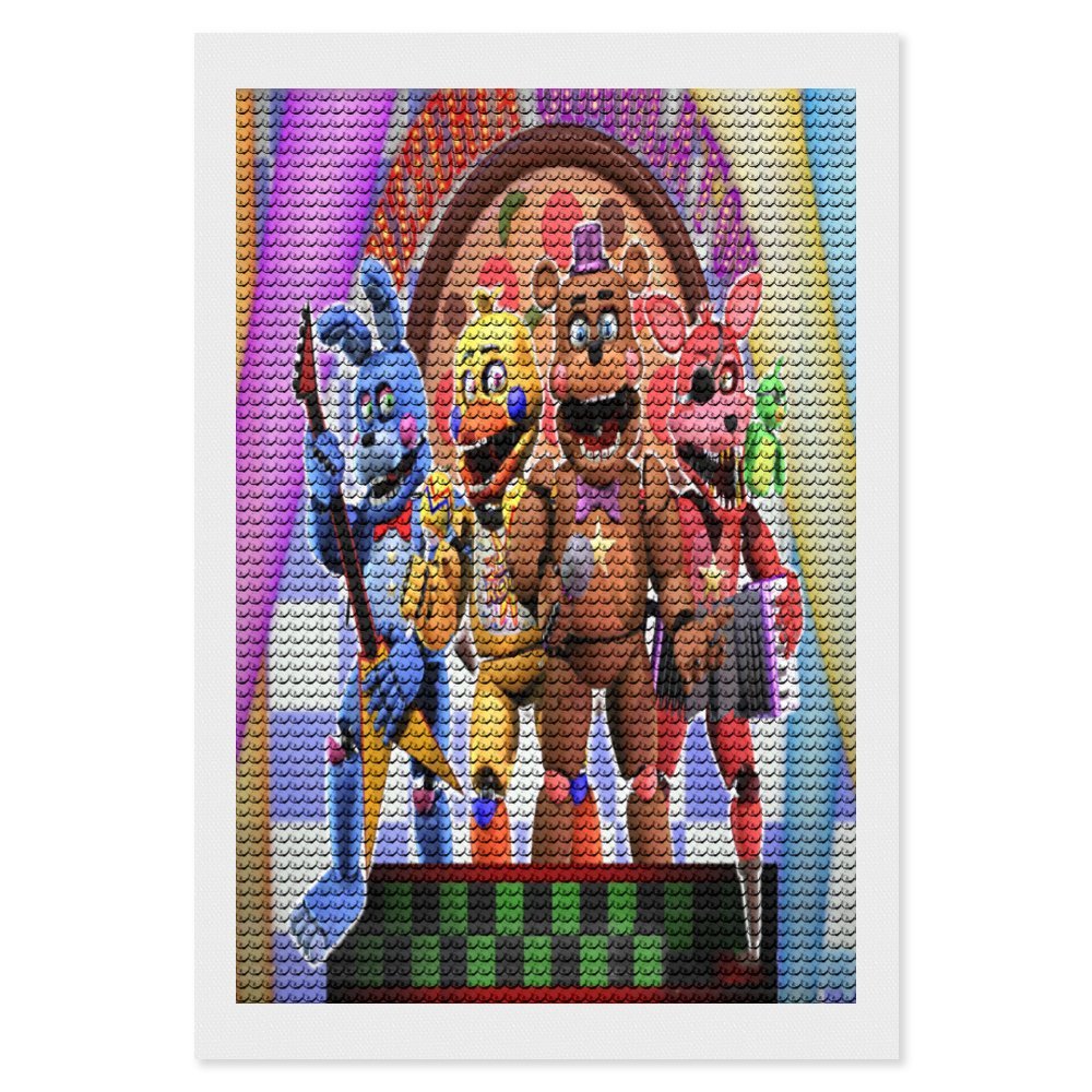 Five Nights At Fre-dd DIY 5D Diamond Art Kits for Adults Diamond Art ...