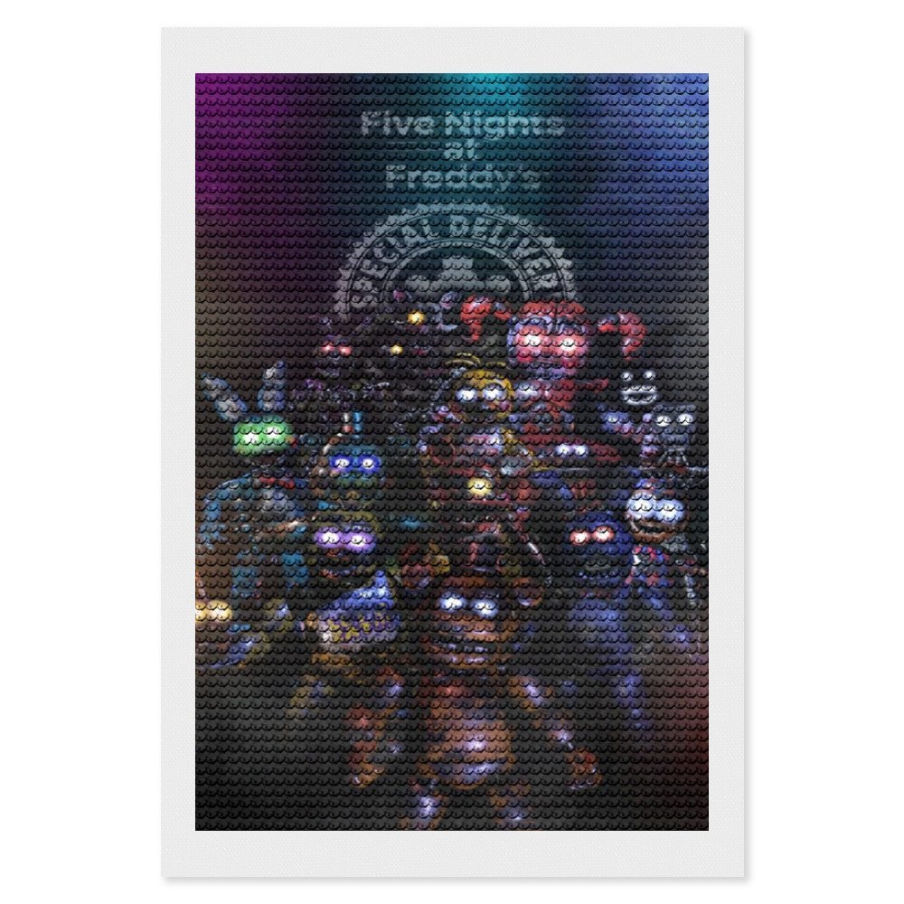 Five Nights At Fre-dd DIY 5D Diamond Art Kits for Adults Diamond Art ...