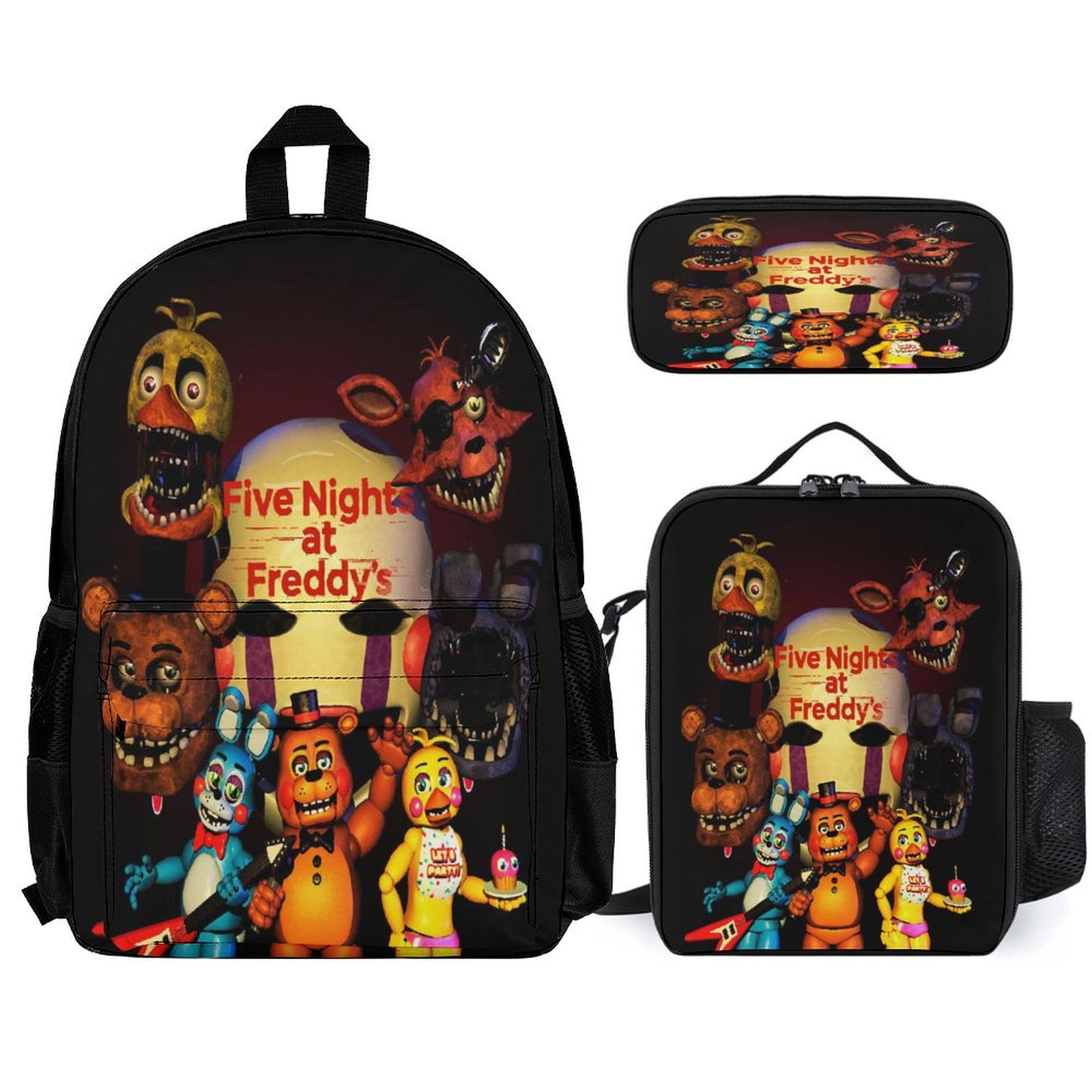 Five Nights At Fredd ys Backpack Set 16.5in Backpacks with Pencil Case ...