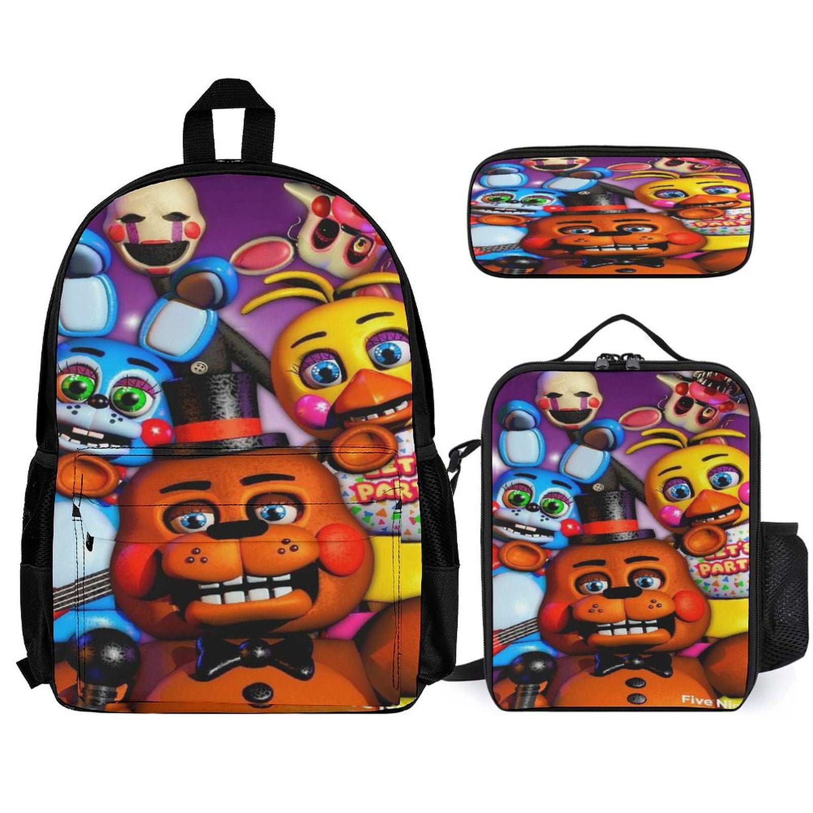 Five Nights At Fredd ys Backpack Set 16.5in Backpacks with Pencil Case ...