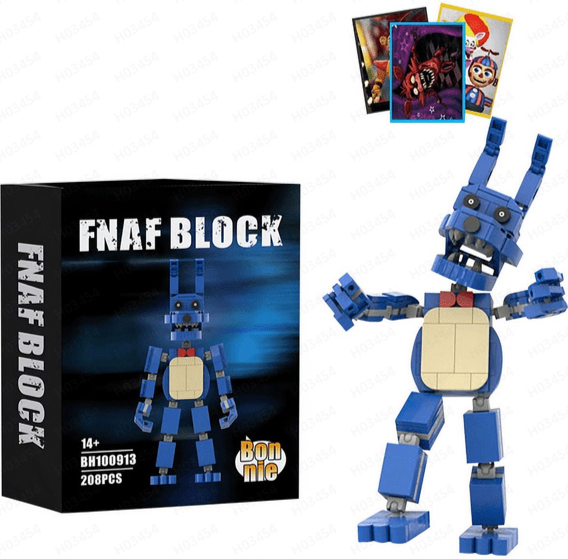 Five Nights Security Breach Building Block Toy, Fighting Monster Action ...
