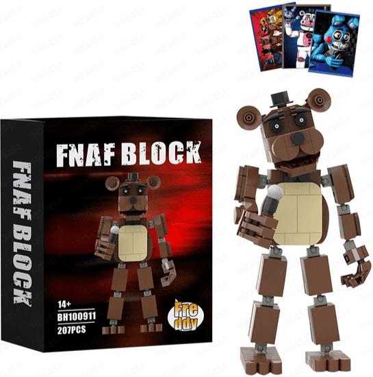 Five Nights Security Breach Building Block Toy, Fighting Monster Action ...