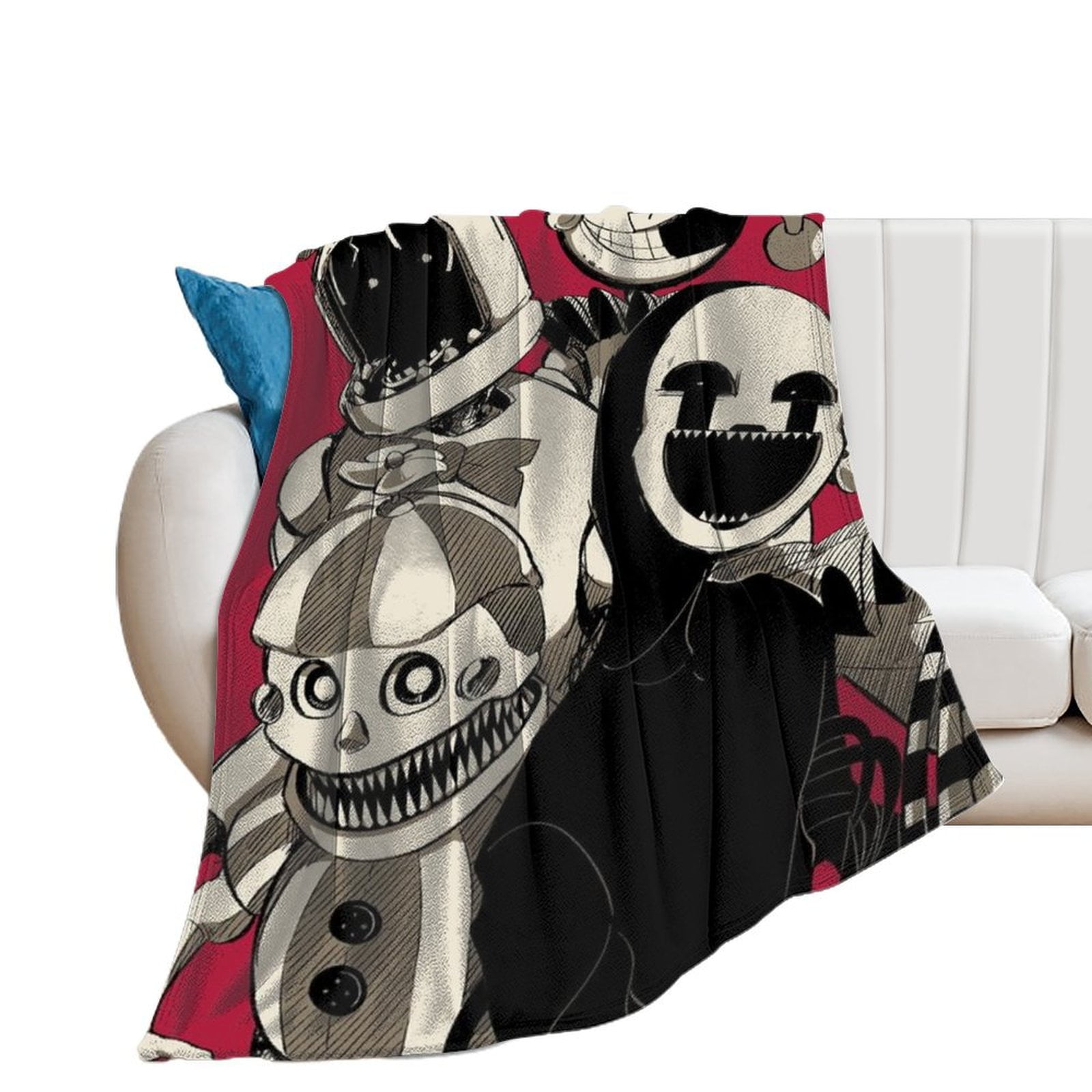 Five Nights at Fred-dy Throw Blanket Flannel Anime for Girls Boys Men ...