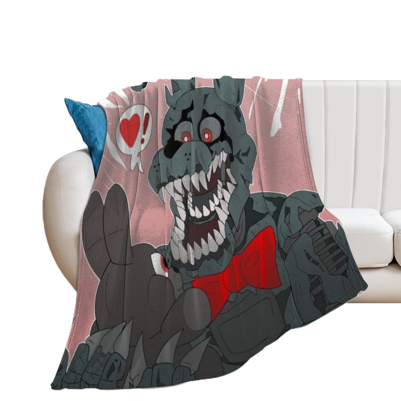 Five Nights at Fred-dy Throw Blanket Flannel Anime for Girls Boys Men ...