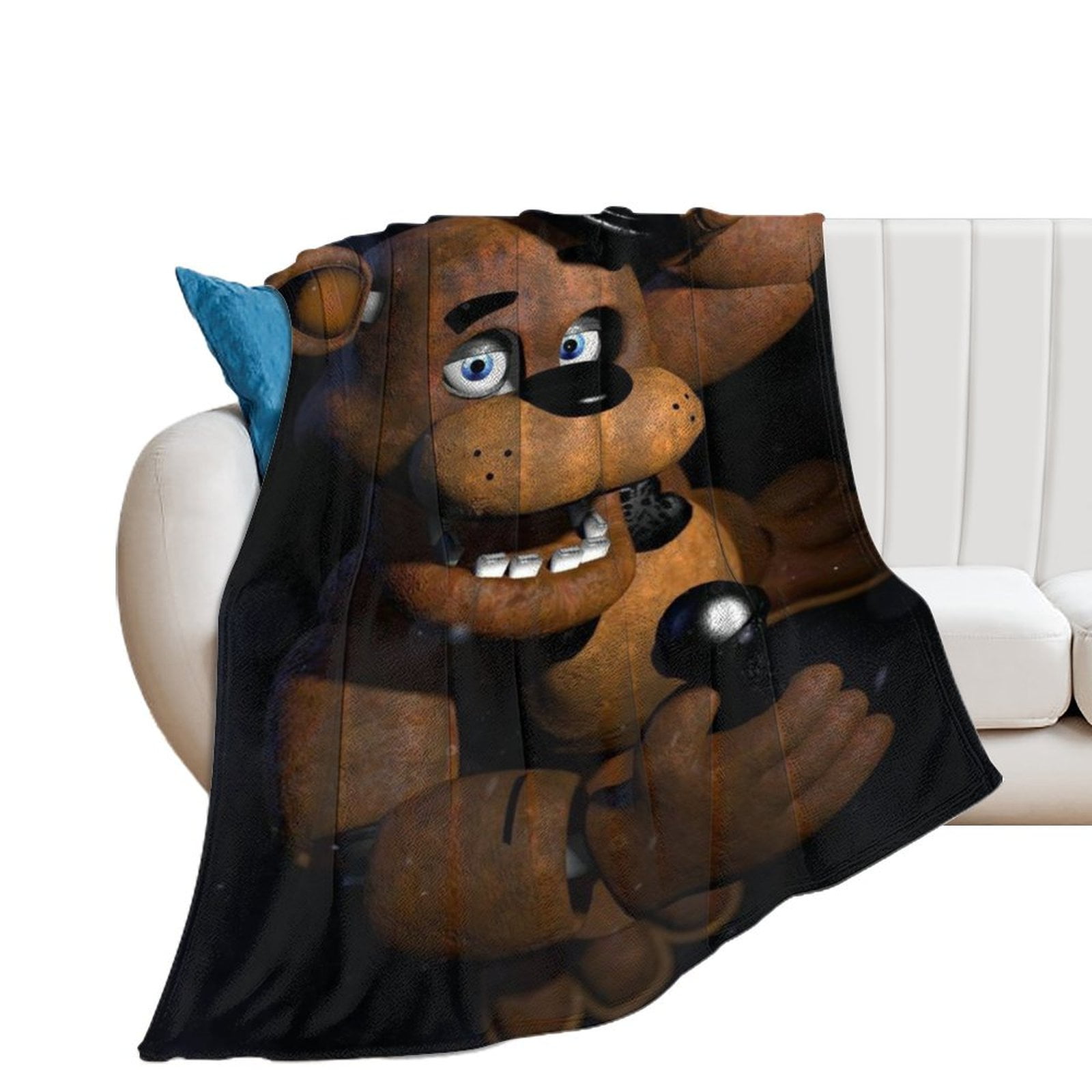Five Nights at Fred-dy Throw Blanket Flannel Anime for Girls Boys Men ...