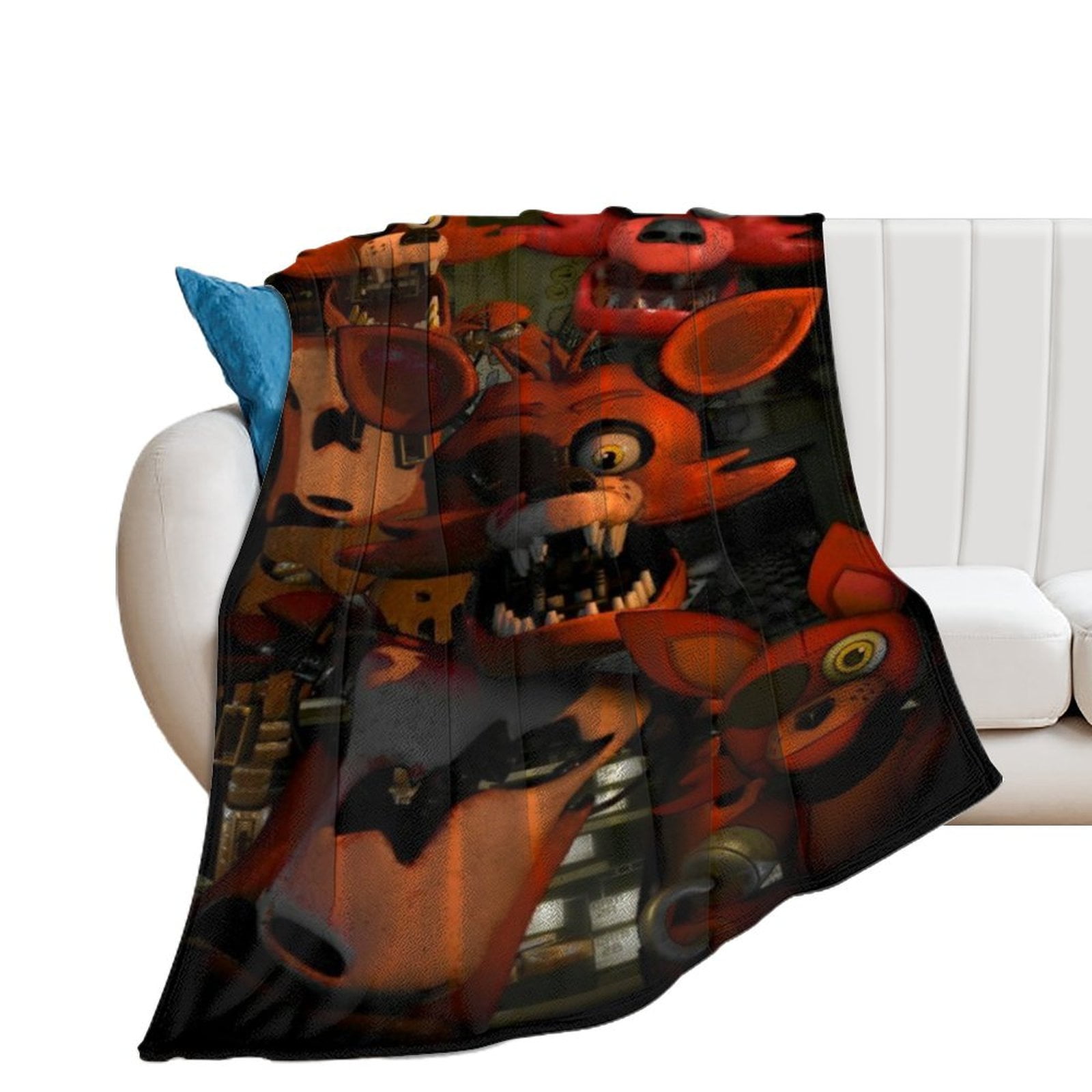 Five Nights at Fred-dy Throw Blanket Flannel Anime for Girls Boys Men ...