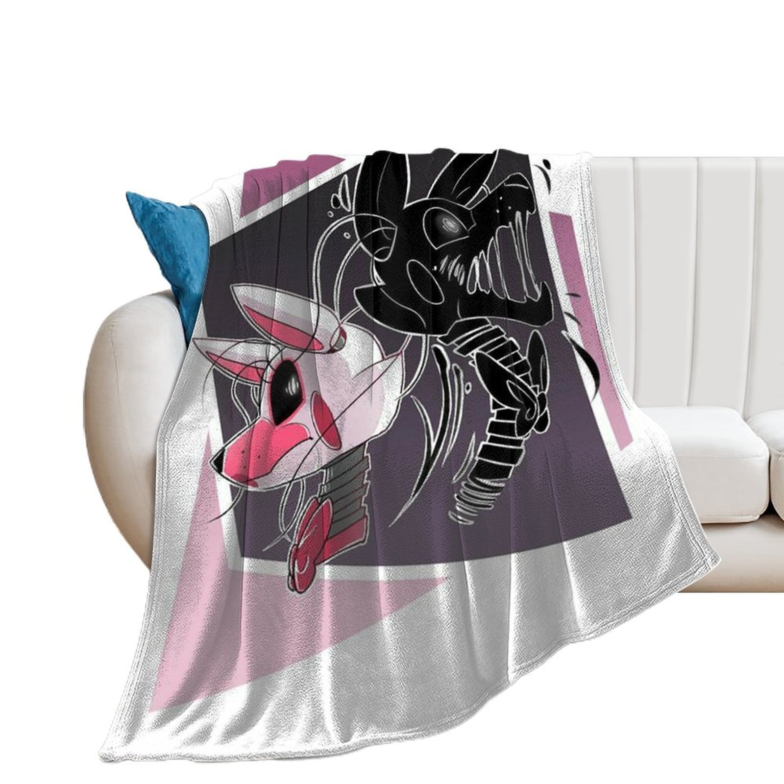 Five Nights at Fred-dy Throw Blanket Flannel Anime for Girls Boys Men ...