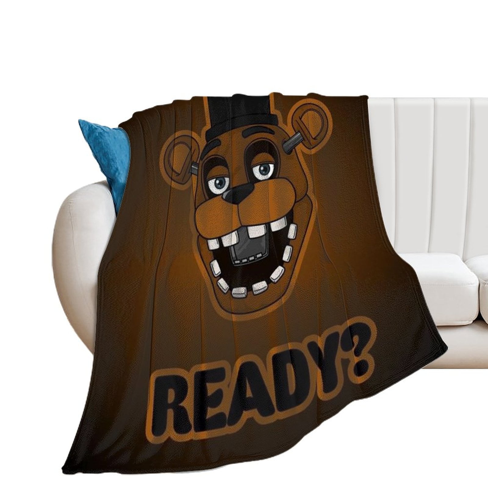 Five Nights at Fred-dy Throw Blanket Flannel Anime for Girls Boys Men ...
