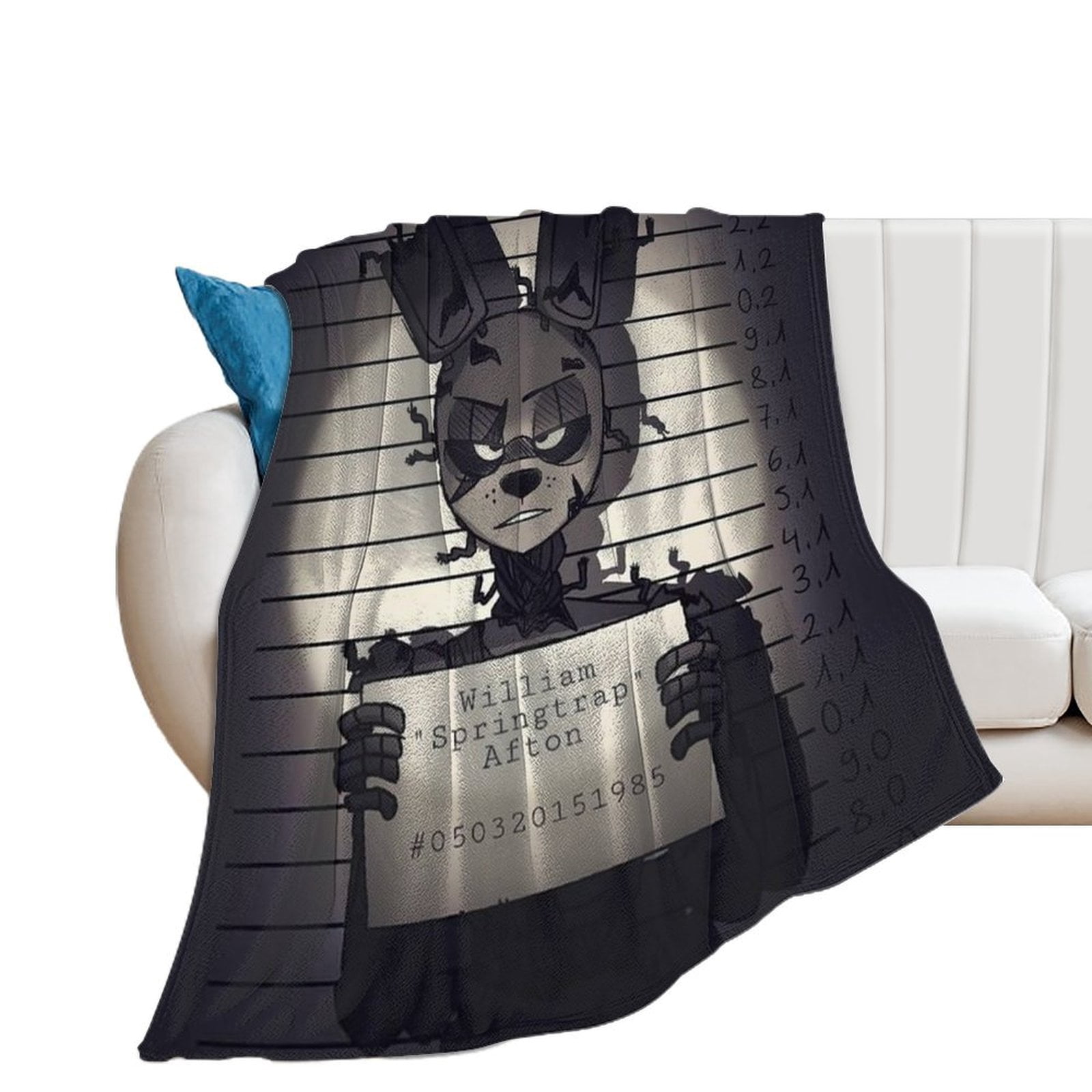 Five Nights at Fred-dy Throw Blanket Flannel Anime for Girls Boys Men ...