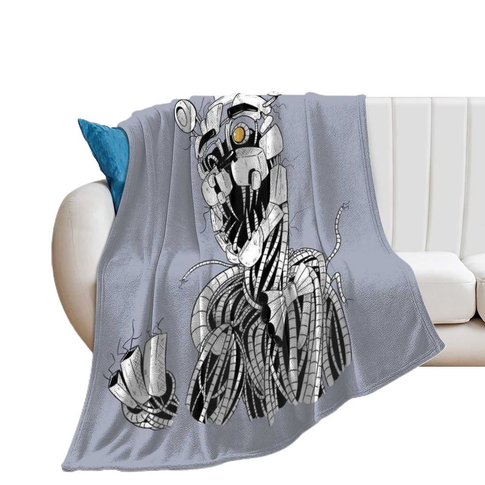 Five Nights at Fred-dy Throw Blanket Flannel Anime for Girls Boys Men ...