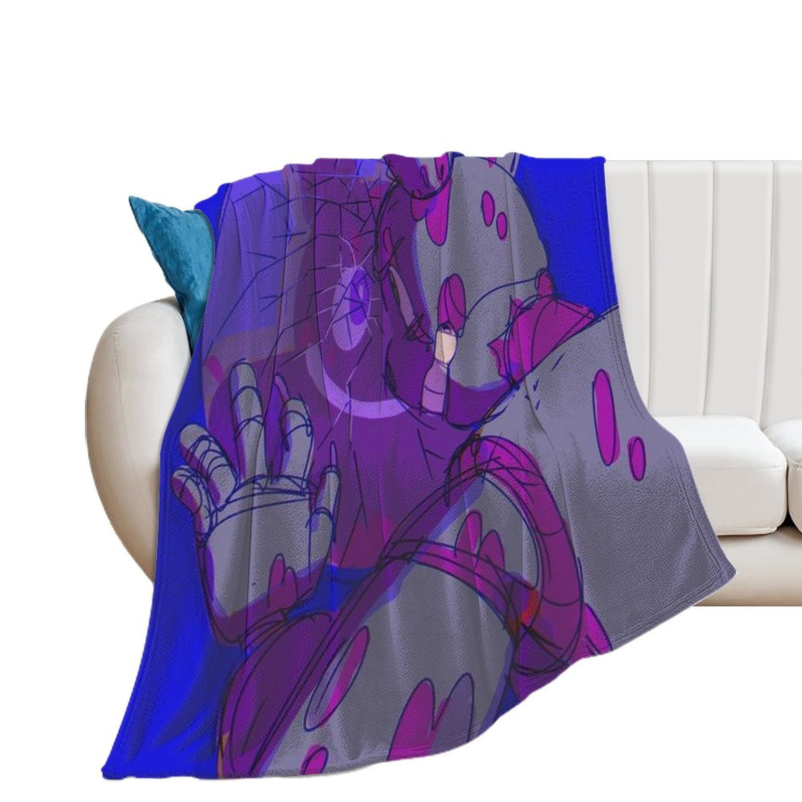 Five Nights at Fred-dy Throw Blanket Flannel Anime for Girls Boys Men ...