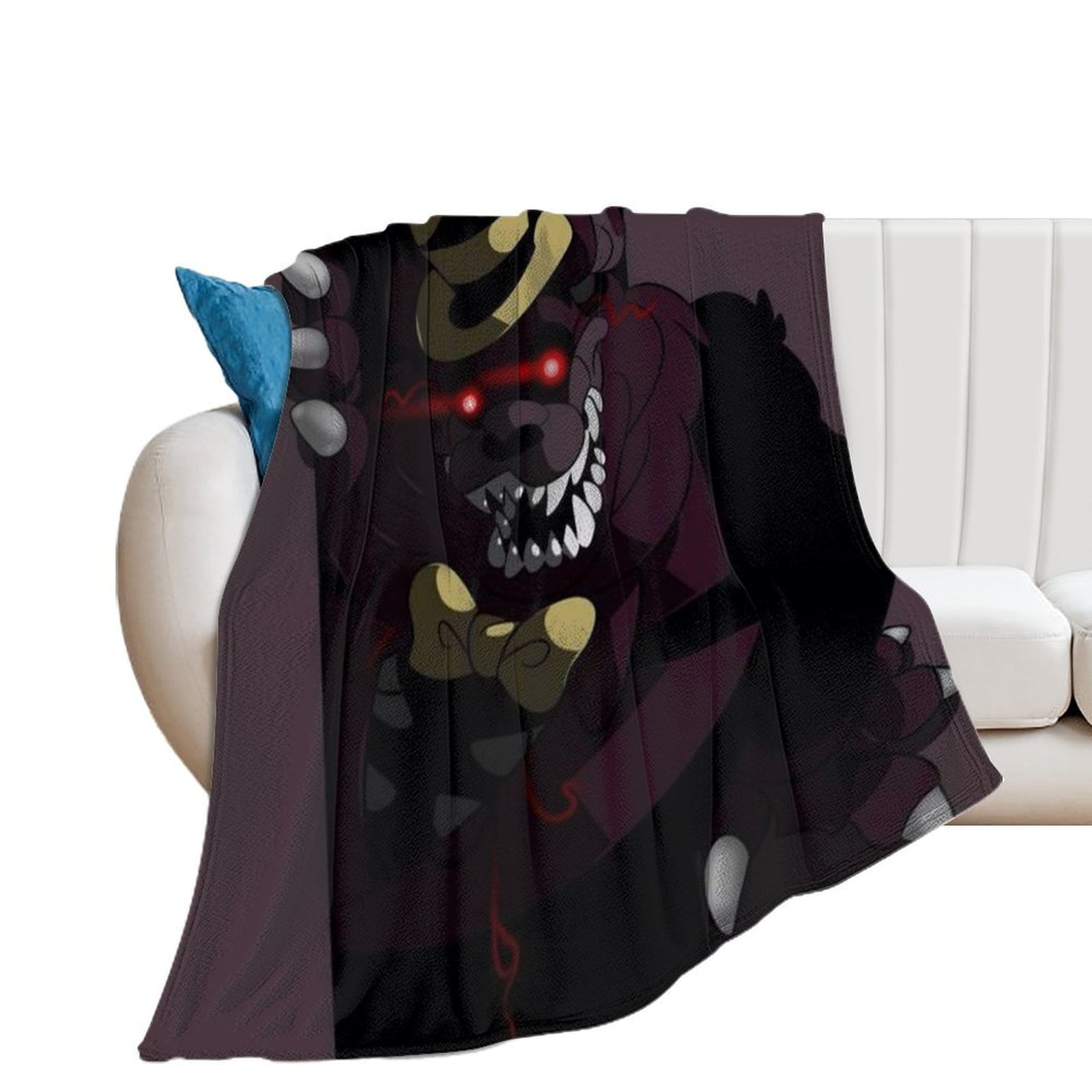 Five Nights at Fred-dy Throw Blanket Flannel Anime for Girls Boys Men ...