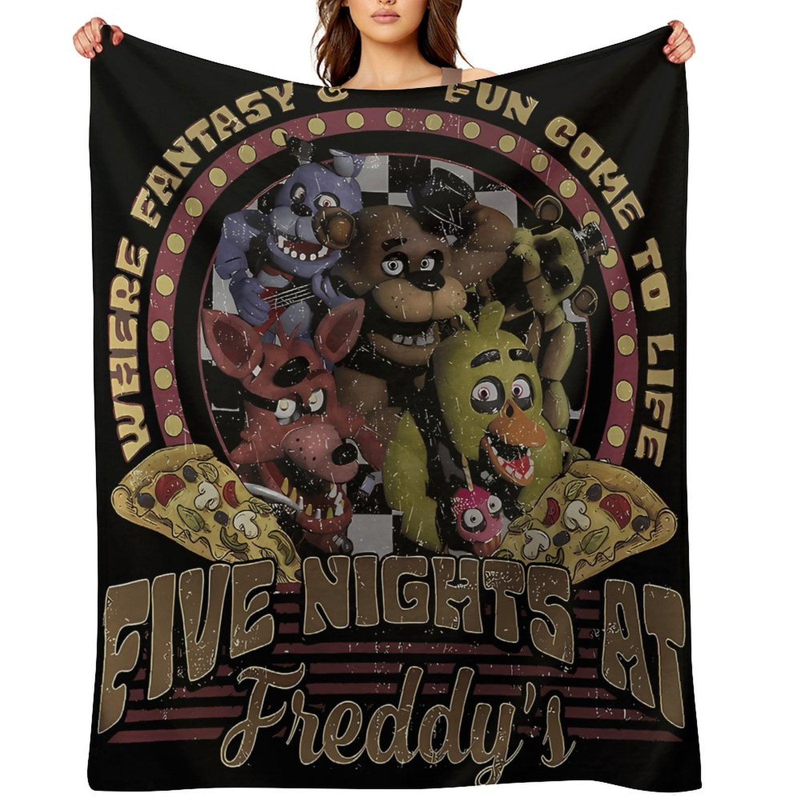 Five-Nights at Freddy Merch Men’s Fleece Hoodies & Sweatshirts ...