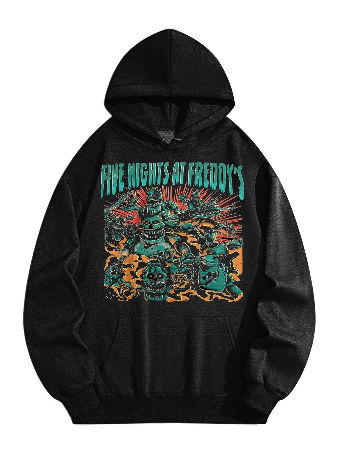Five-Nights at Freddy Merch Mens Ultimate Heavyweight Pullover Hoodie ...
