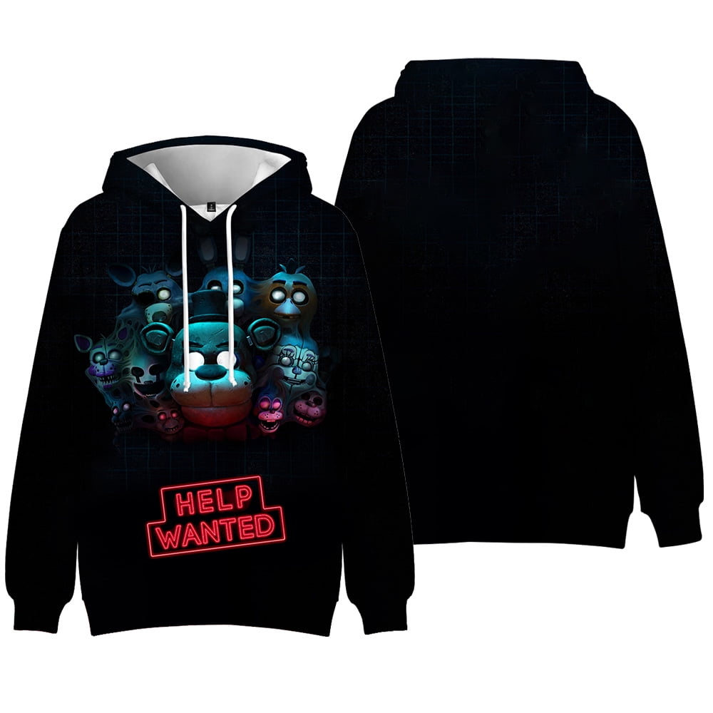 Five Nights at Freddy's 3D Merch Harajuku hoodie Women/Men Hoodie ...
